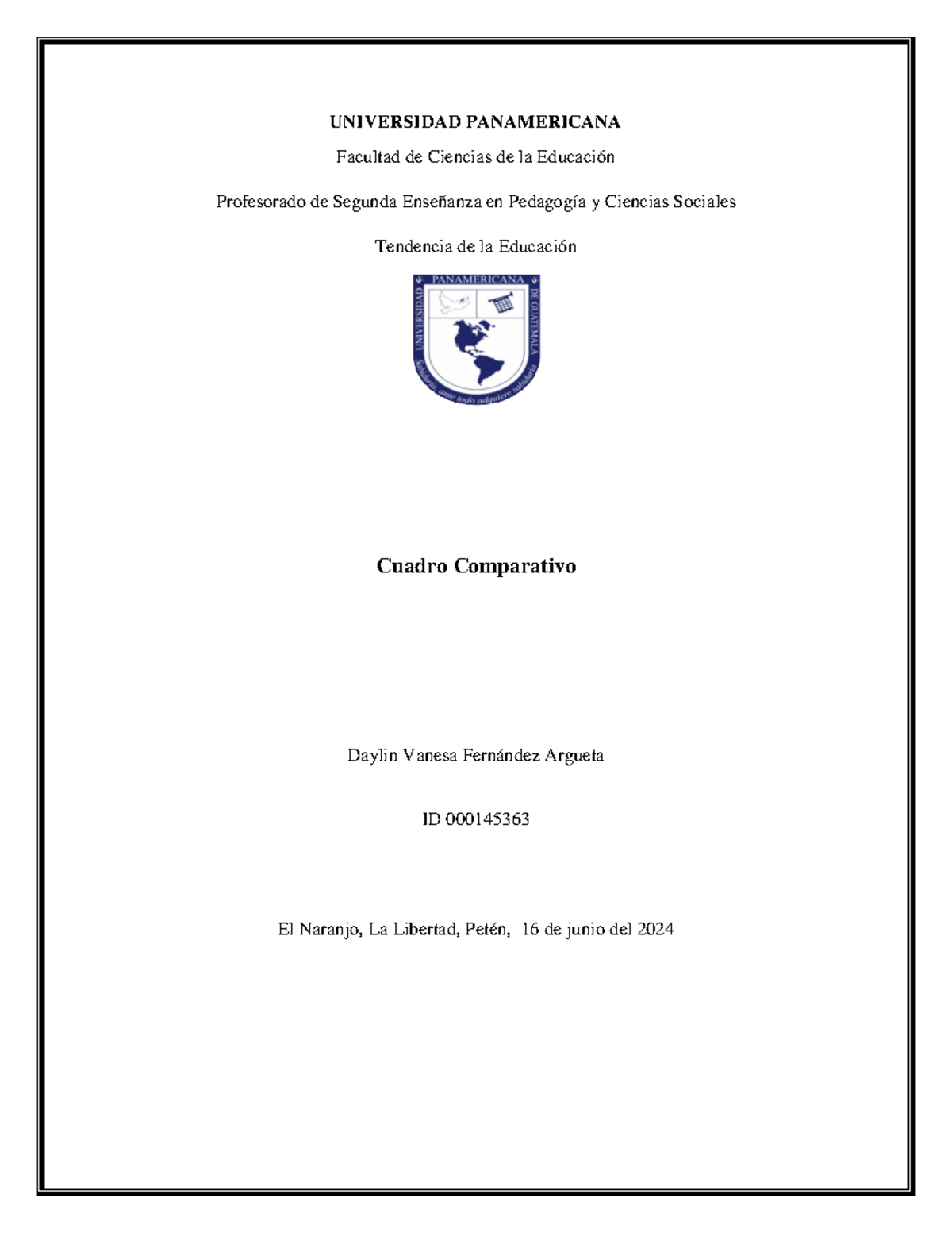 S3 Cuadro Comparativo Daylin Fernández Universidad Panamericana