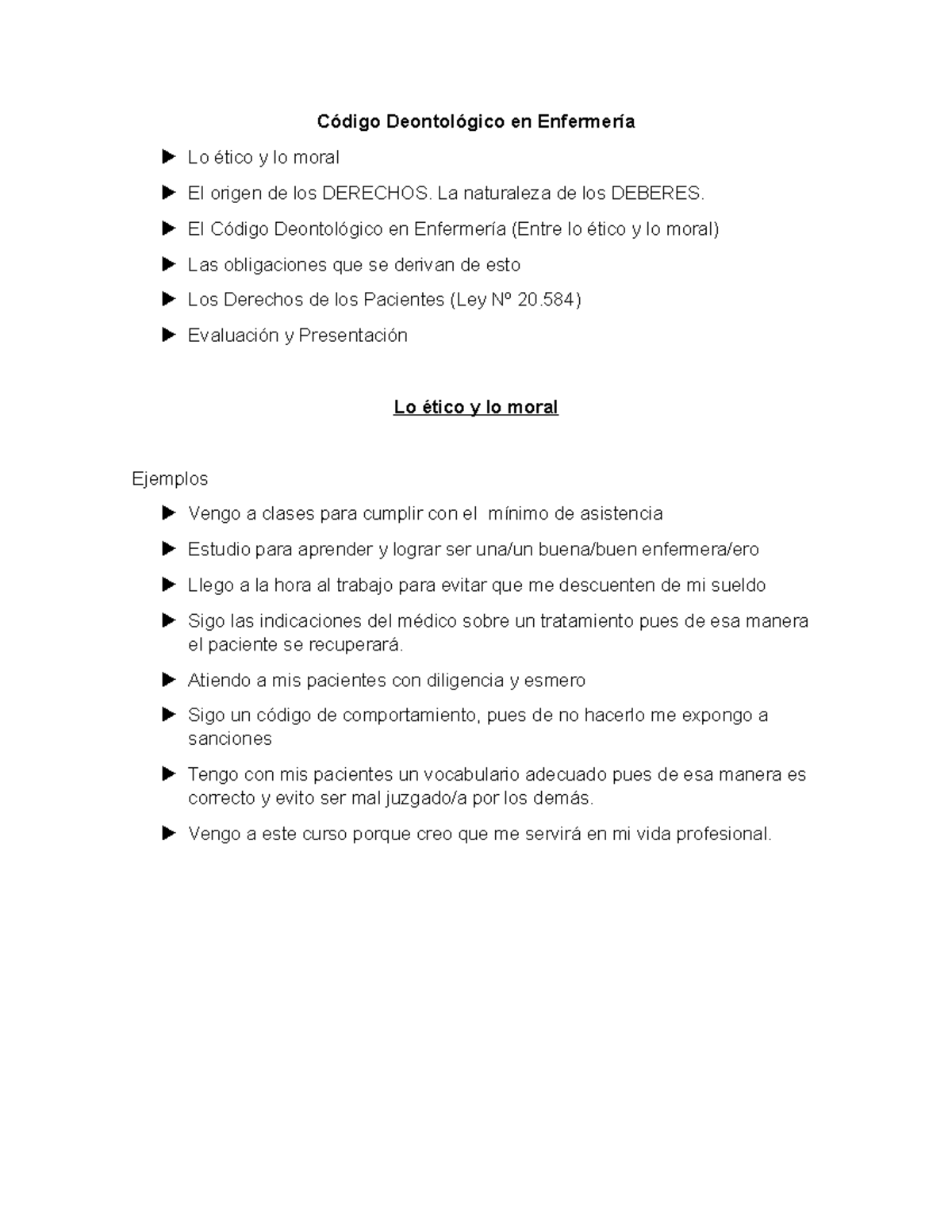 Código Deontológico En Enfermería En Lo Y Lo Moral El Origen De Los