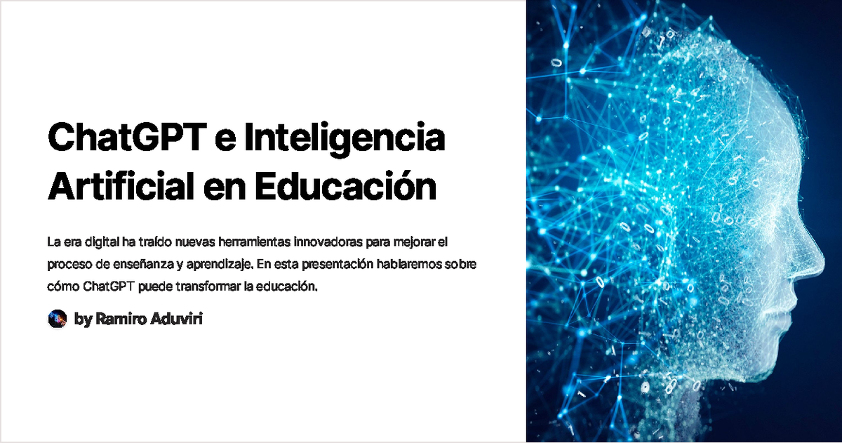 Chat Gpt E Inteligencia Artificial En Educacion Chatgpt E