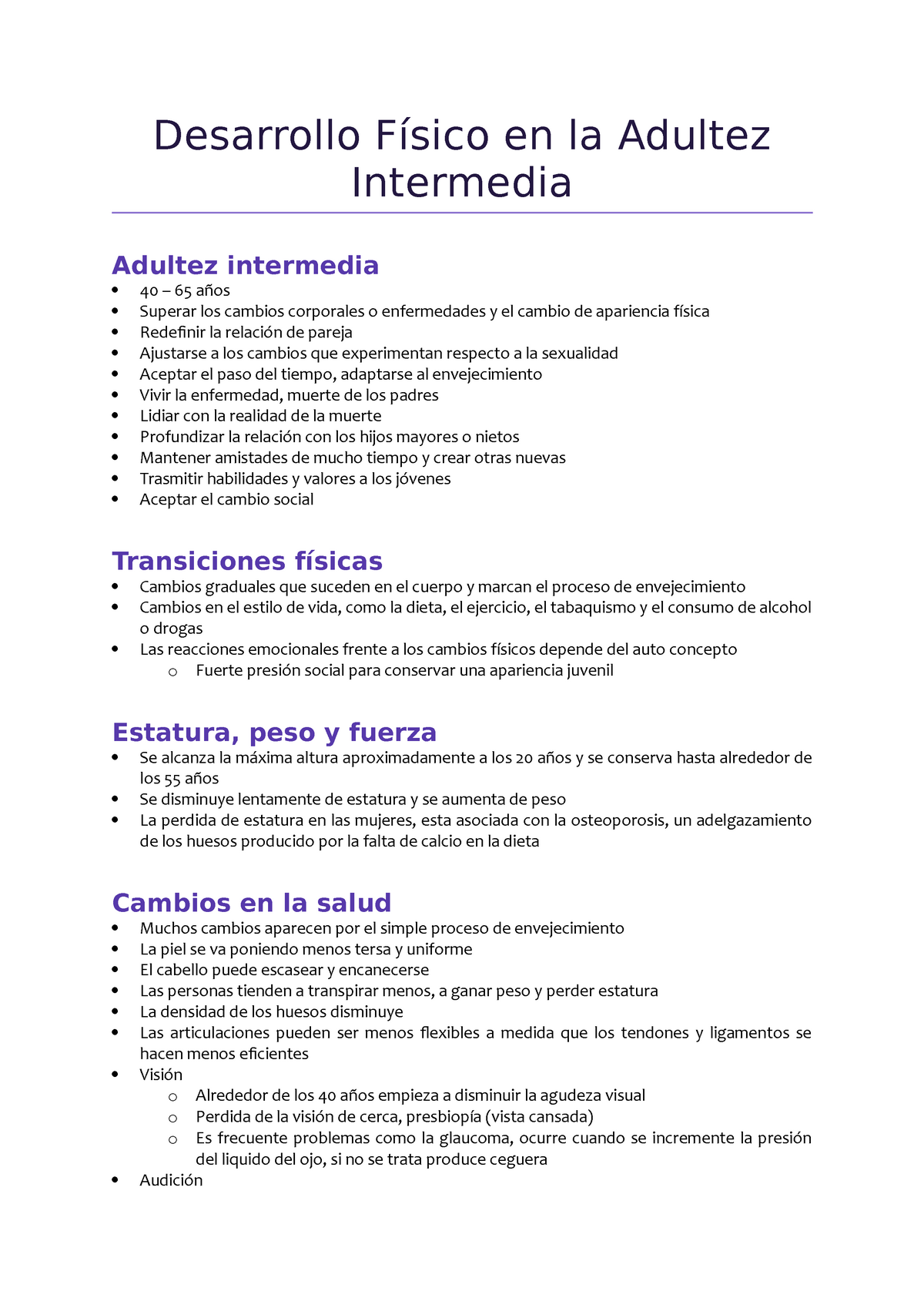 Infografia Fases Del Desarrollo En La Adultez