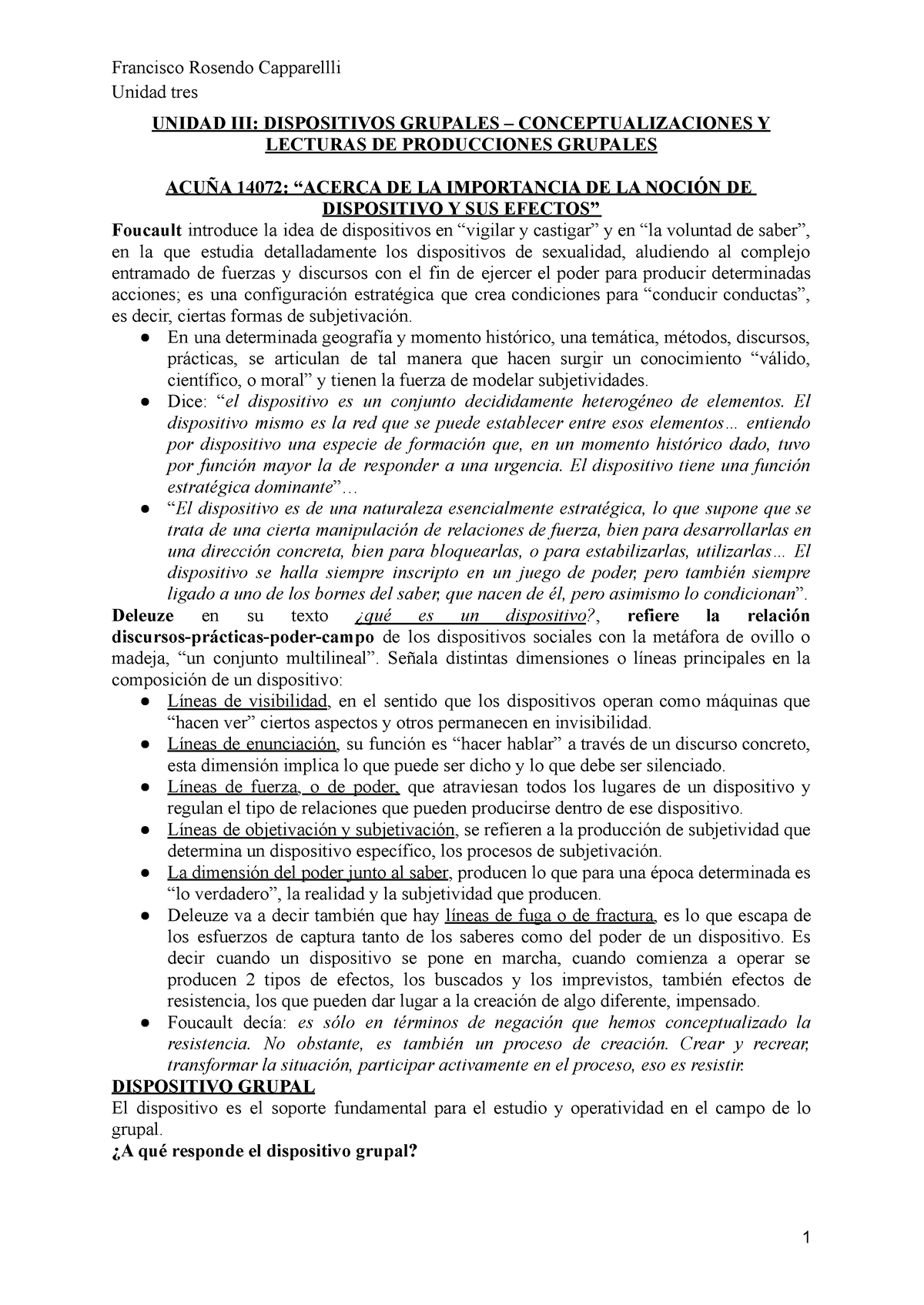 Grupos Unidad 3 Unidad Tres Unidad Iii Dispositivos Grupales