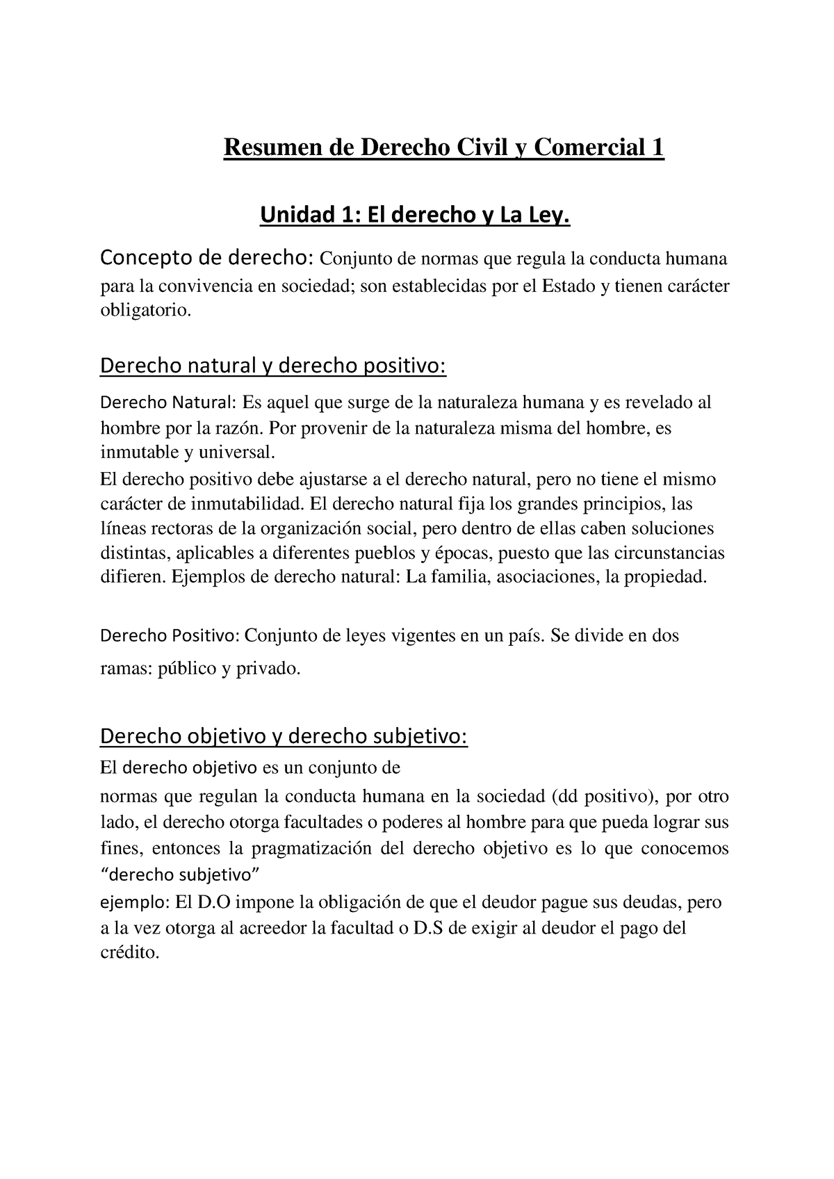 Civil Y Comercial Primer Parcial 1 Editado X Mi Resumen De Derecho