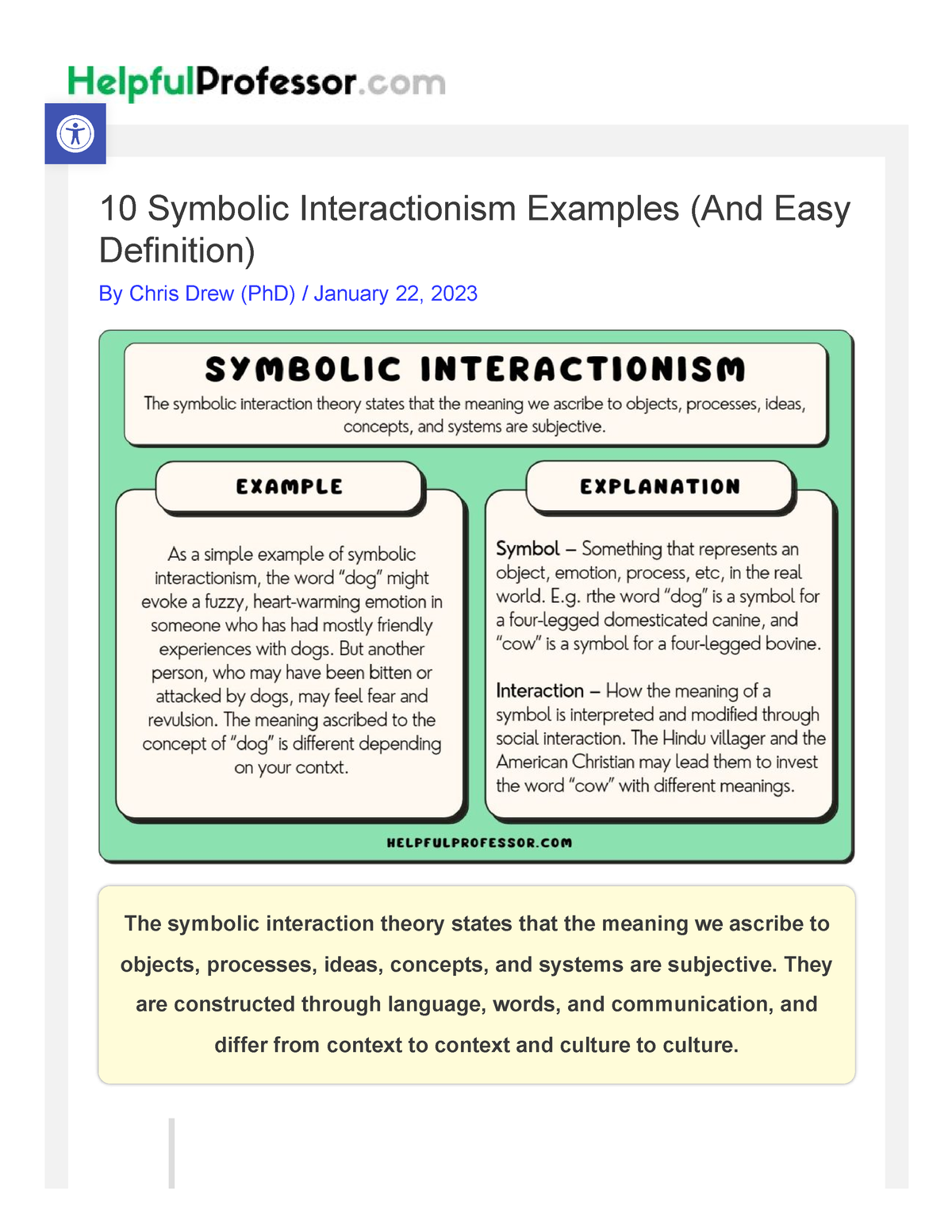 10 Symbolic Interactionism Examples And Easy Definition They Are