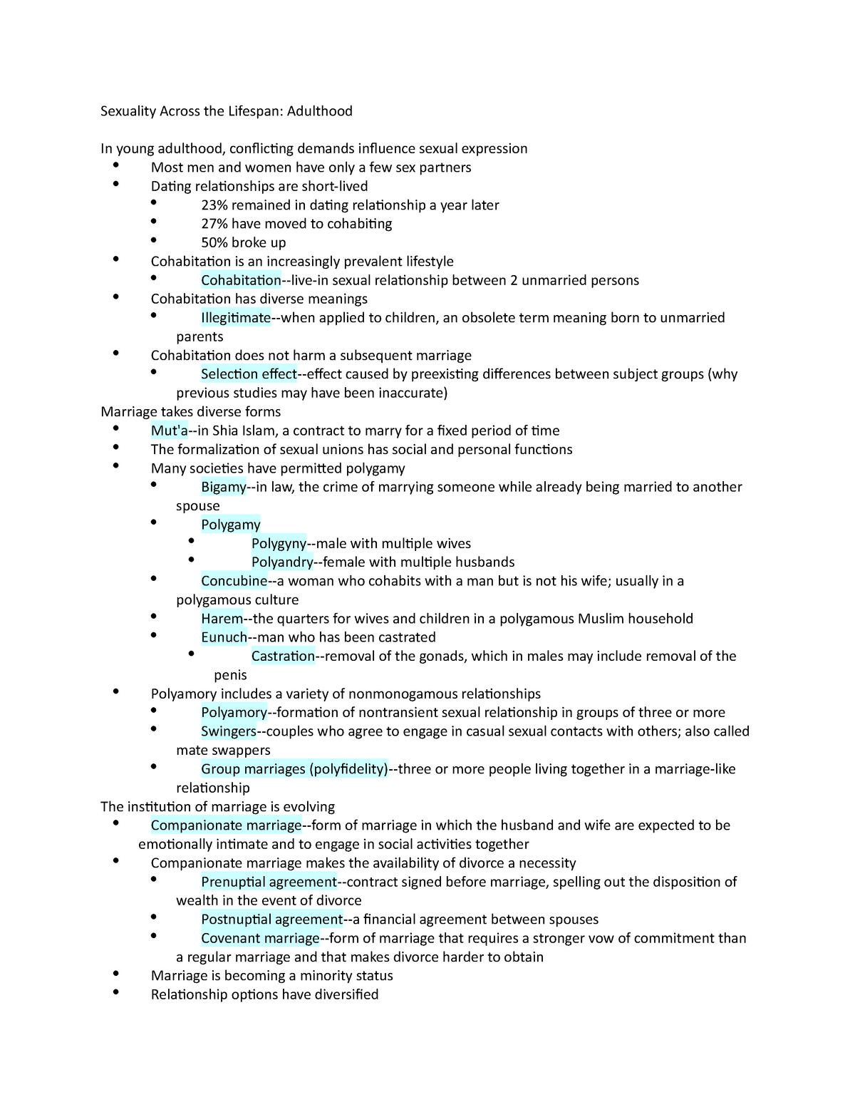 Chapter 11 Leslie Smith Sexuality Across The Lifespan Adulthood In