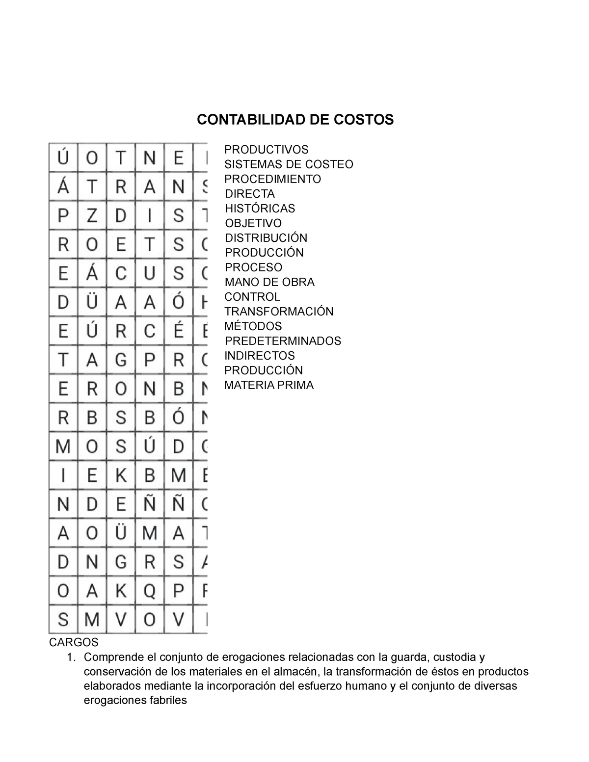 Tema 1 Sopa De Letras Contabilidad Factura Cloud Hot