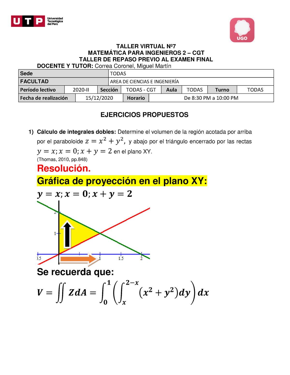 Taller Semana 7 Prop Taller Virtual Nº Taller De Repaso Previo Al