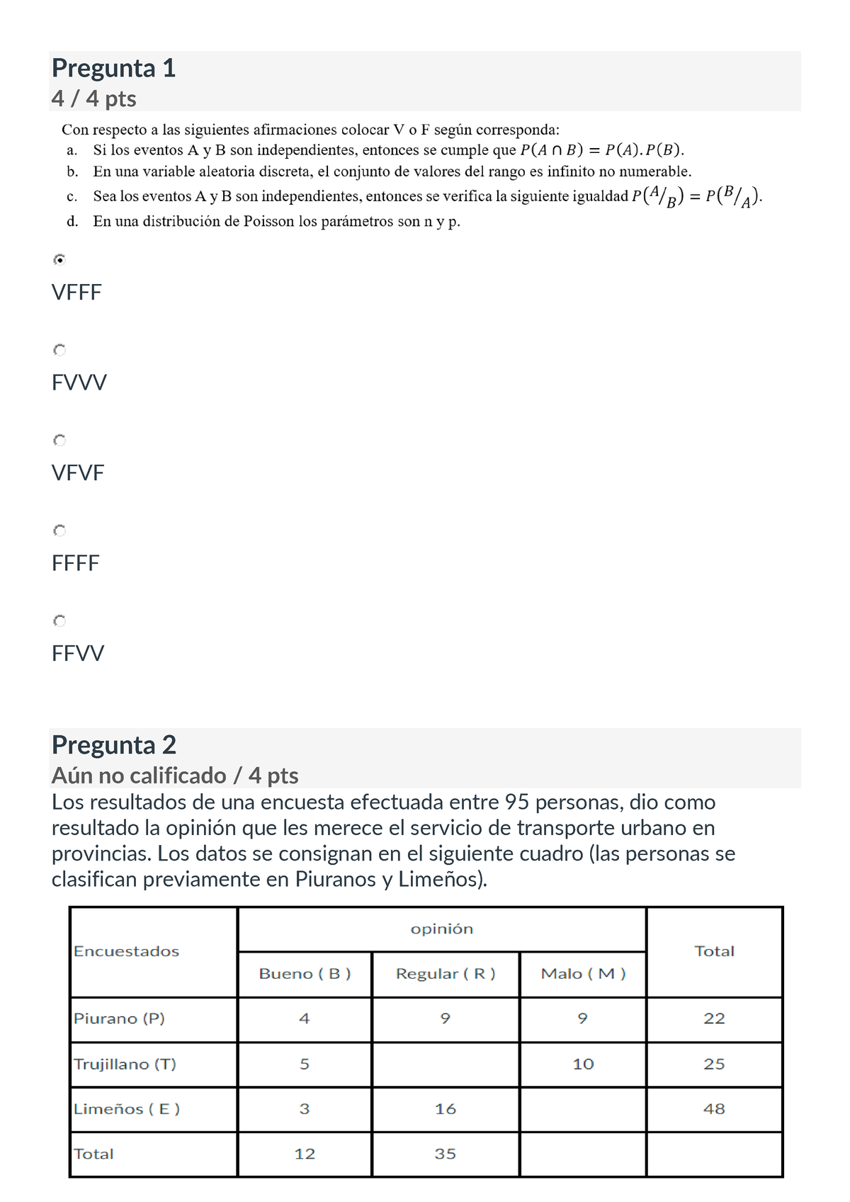 Examen Final Estadistica Descriptiva Y Probabilidades Pregunta 1 4