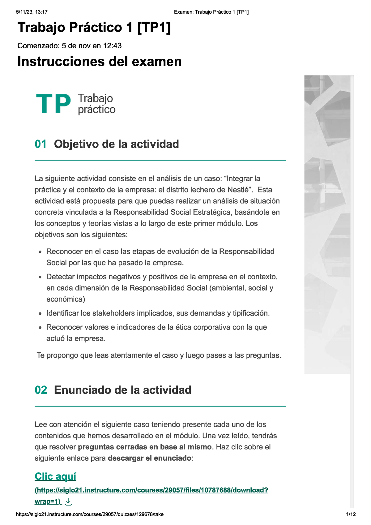 Tp 1 Capital Humano Trabajo Practico Numero Capital Humano