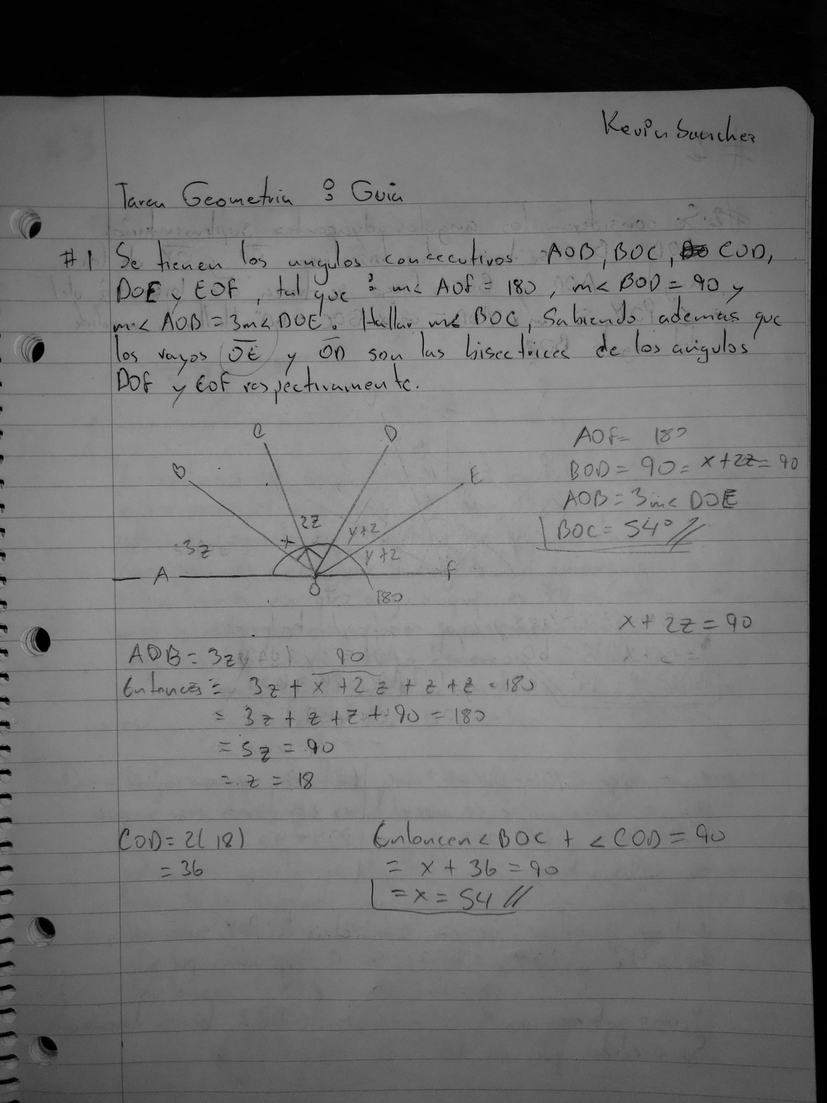 Guía 1 Parcial Kevin Sanchez Geometria Y Trigonometria Studocu