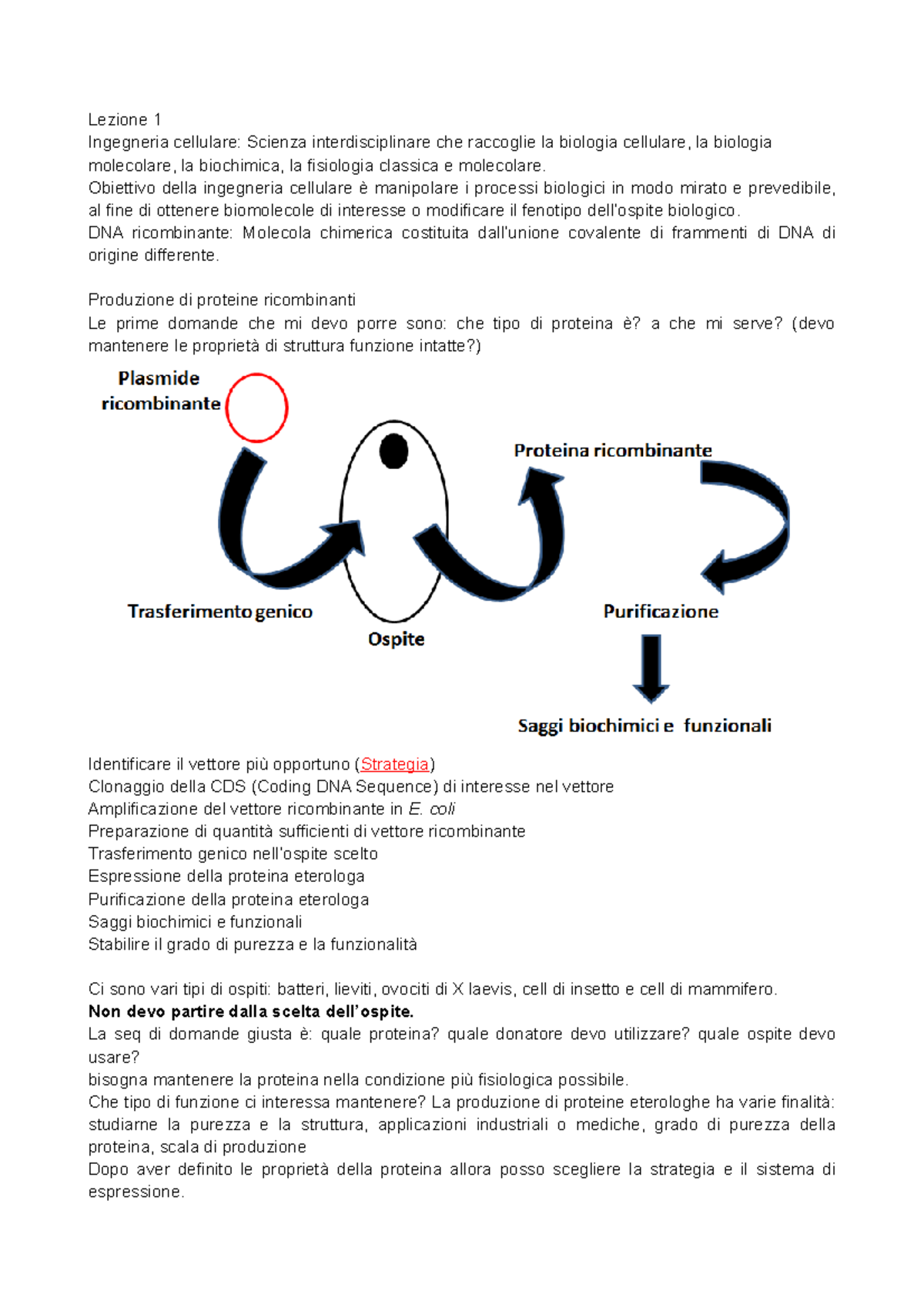 Ingegneria Cellulare E Tissutale Teoria Lezione 1 Ingegneria