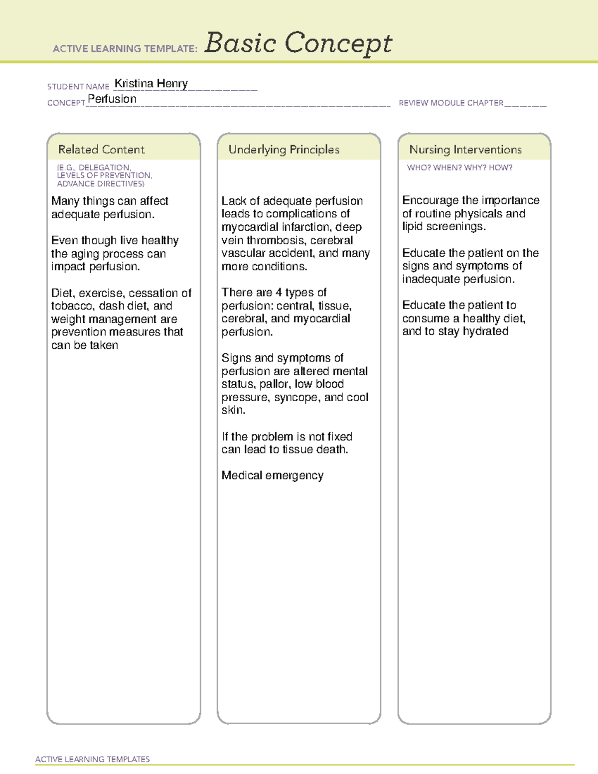 Care Cms Remediation Basic Concept Ati Template Nurs 424 Active