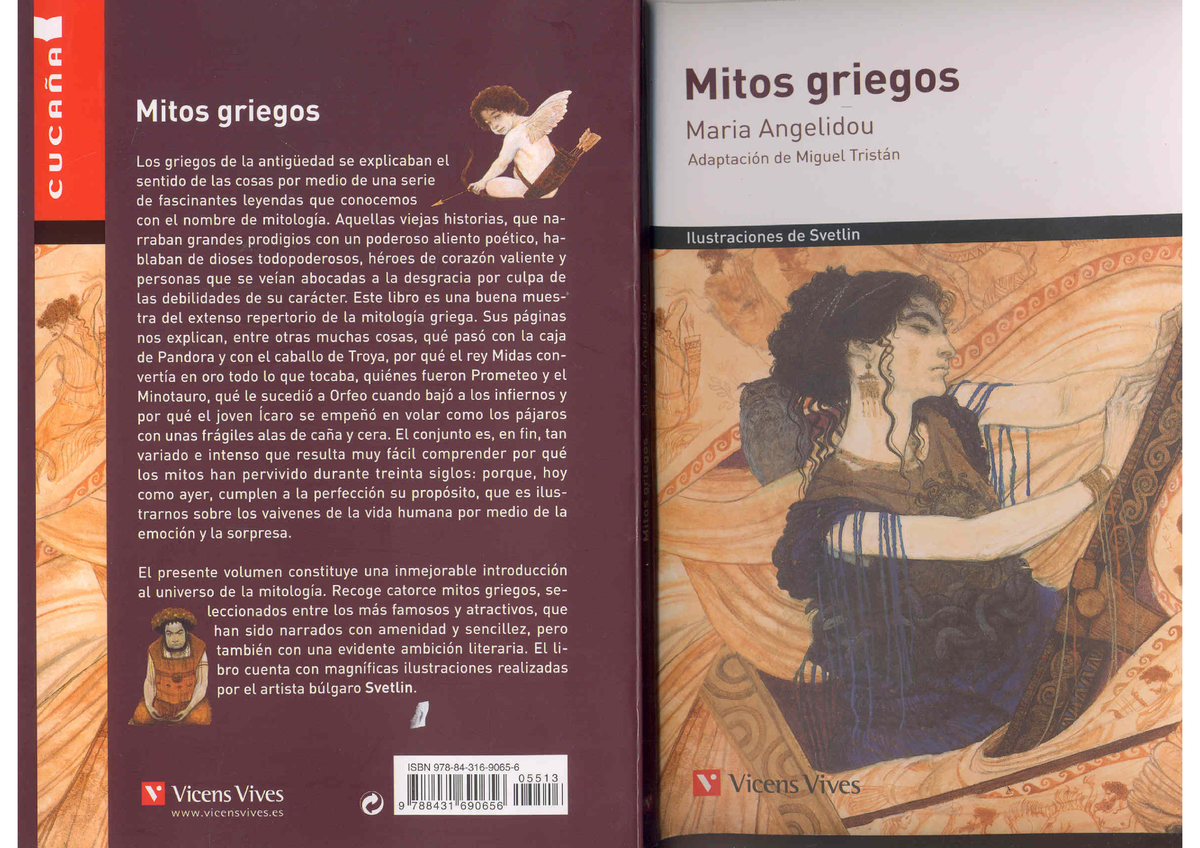 Mitos Griegos María Angelidou Literatura Extranjera Studocu