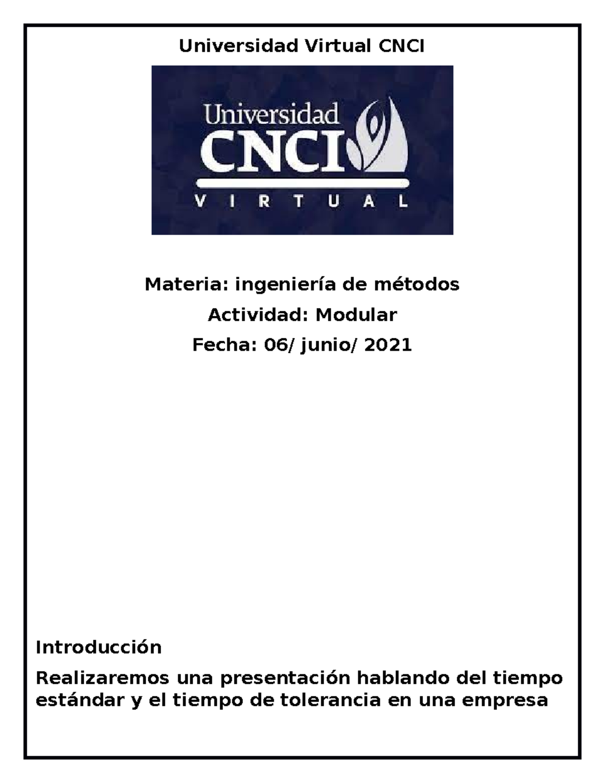 Proyecto Modular Universidad Virtual Cnci Materia Ingeniería De