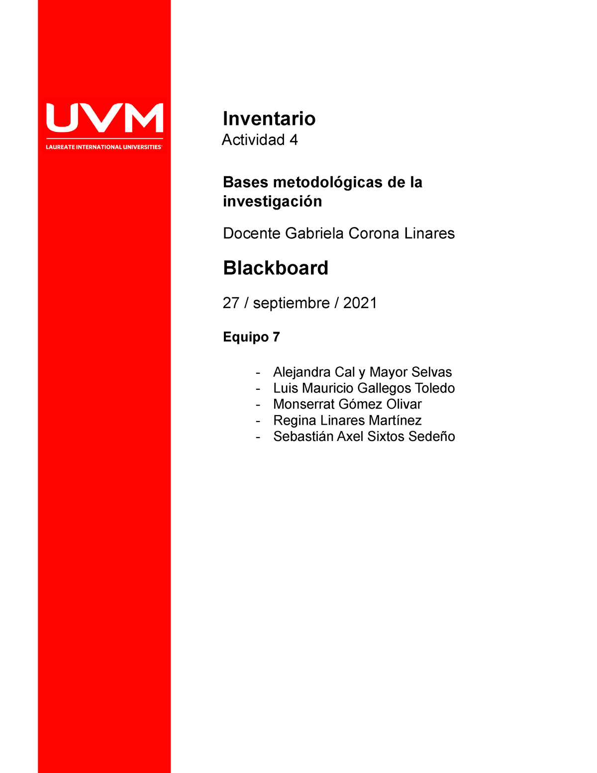 A4 Rlmdocx Material De Trabajo Inventario Actividad 4 Bases