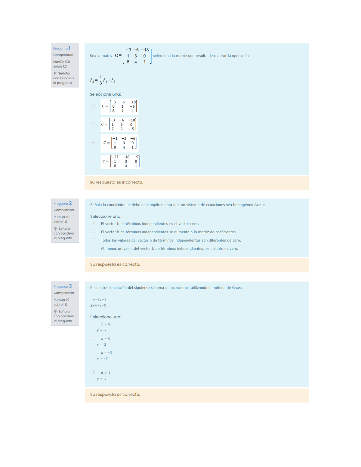 Examen Semana 2 Algebra Lineal Studocu