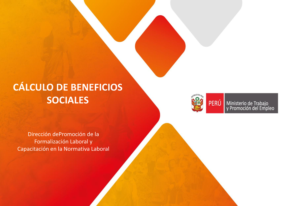 249 Calculo De Beneficios Sociales CÁlculo De Beneficios Sociales