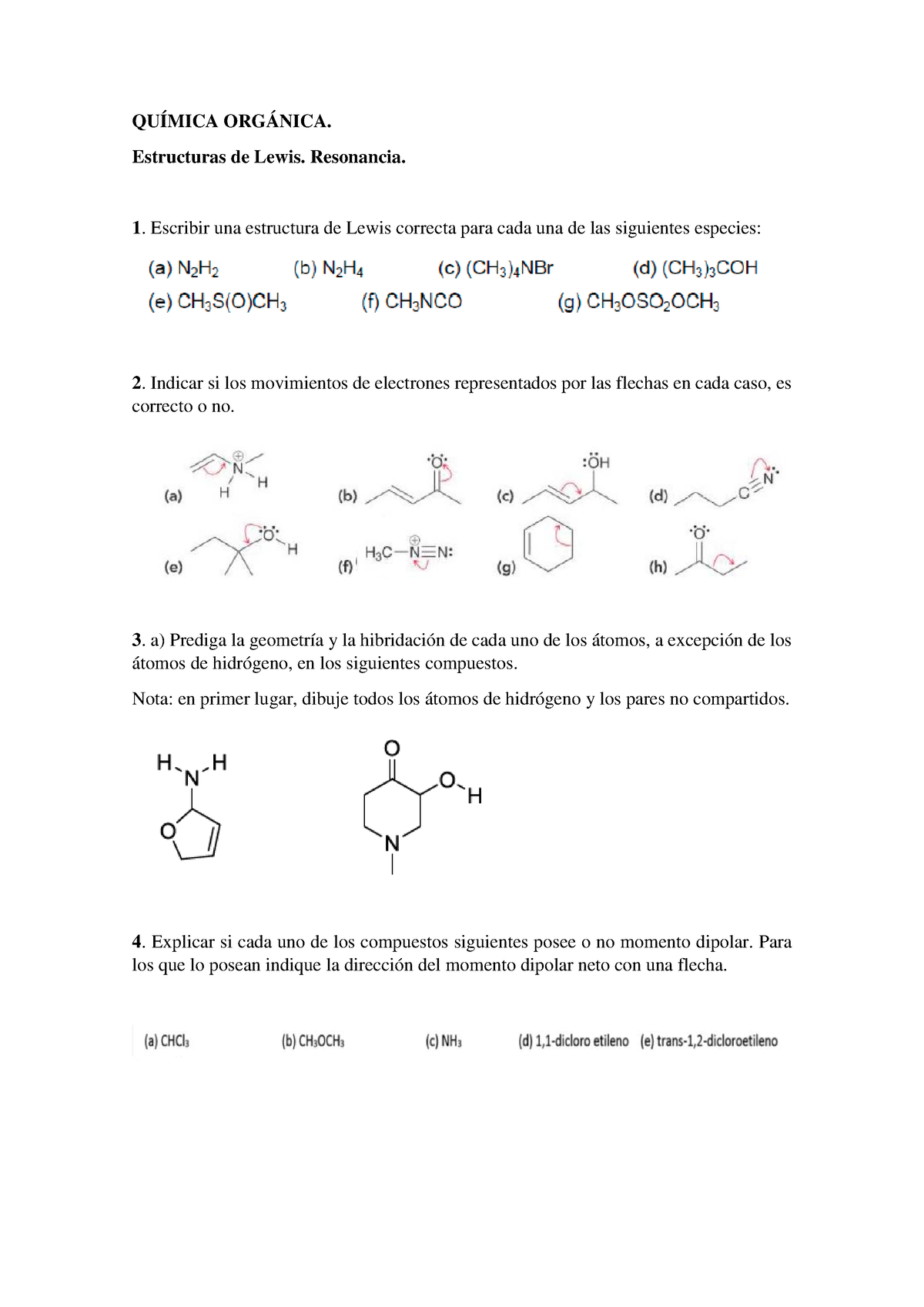 Estructura De Lewis Para Ch3och3