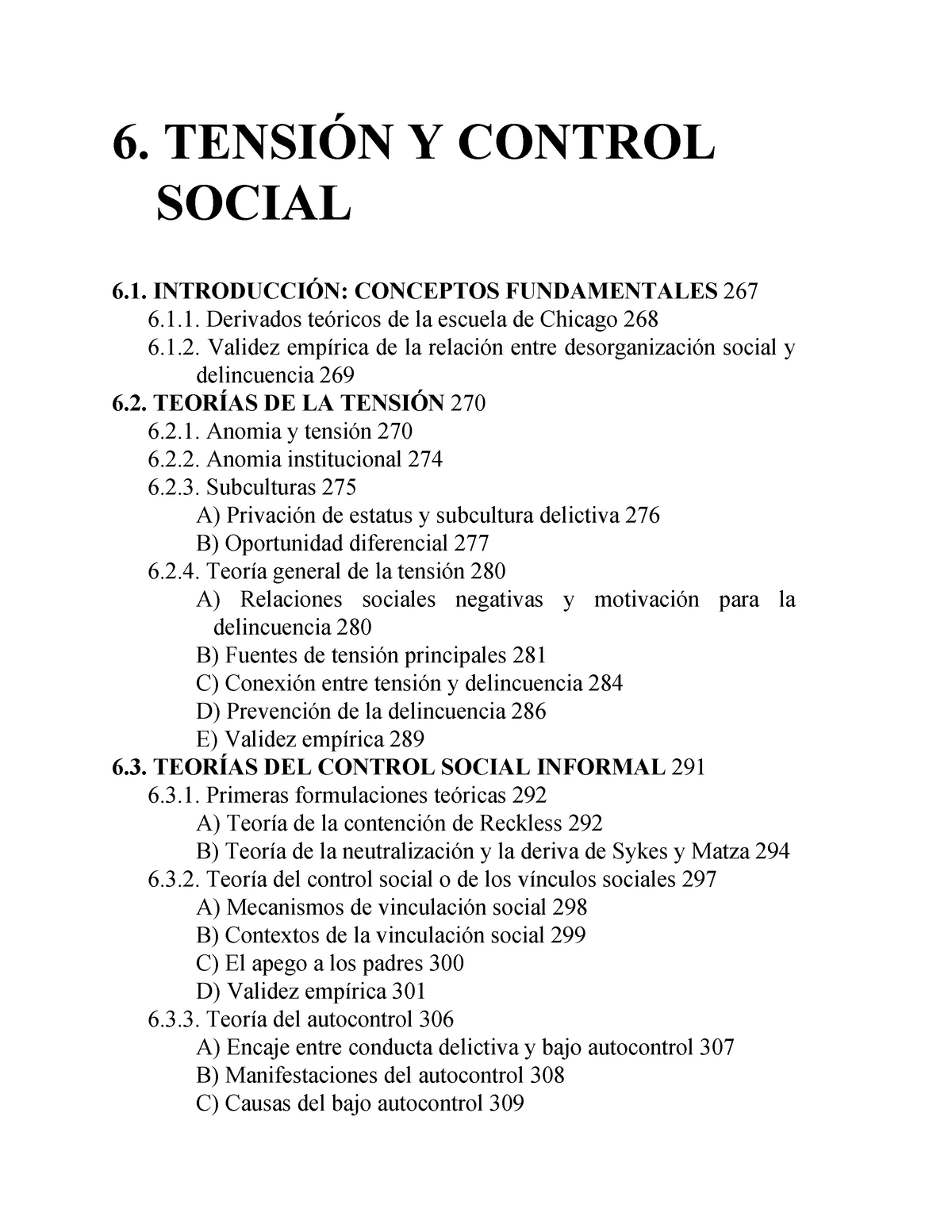 Manual Principios De La Criminología 45 6 TensiÓn Y Control