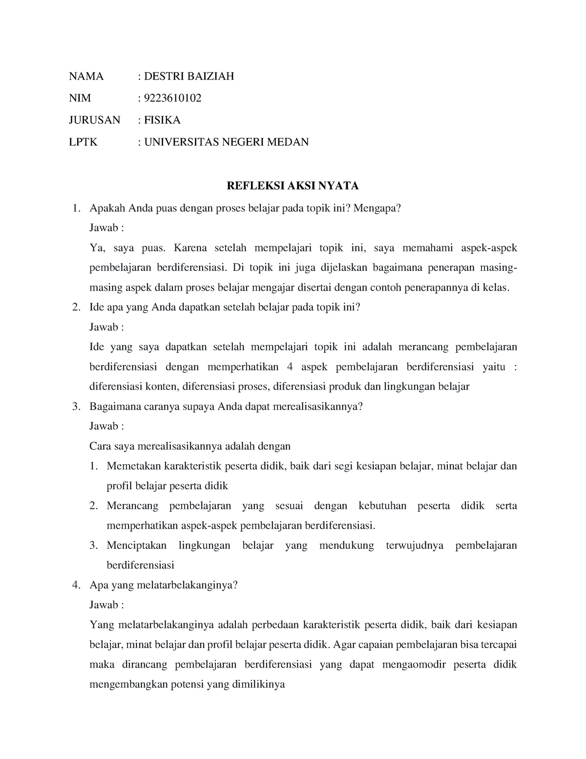 Topik 3 Tugas 7 Aksi Nyata Topik 3 Tugas 7 Aksi Nyata