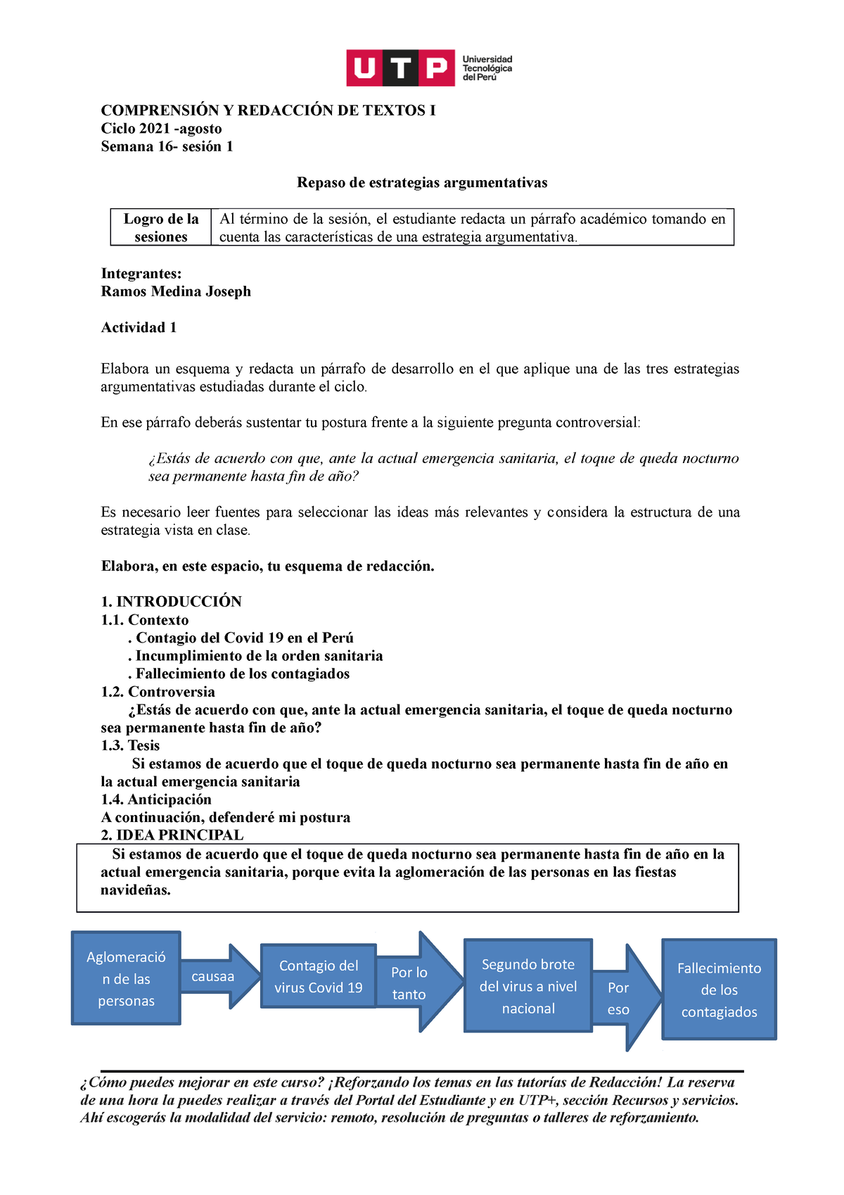 S16s1 S2 Repaso De Estrategías Argumentativas 2021 Agosto