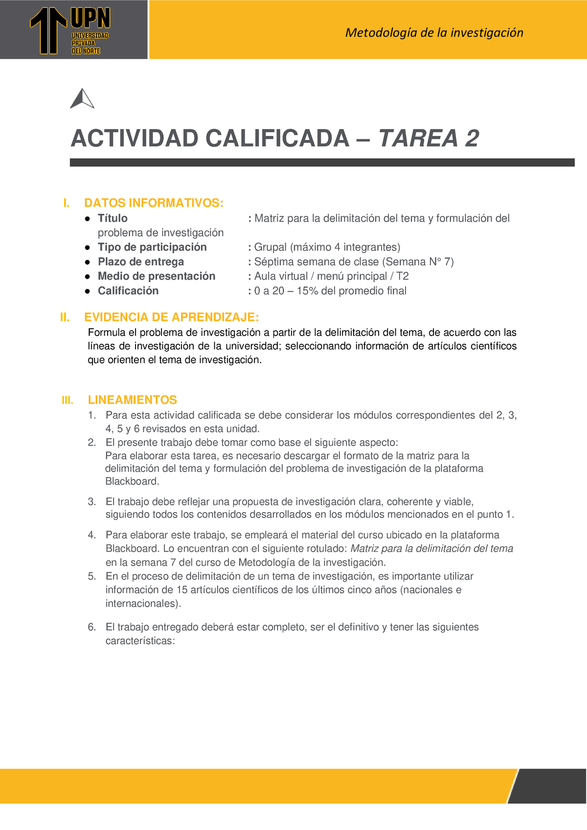 Indicaciones T2 Metodología De La Investigación Actividad