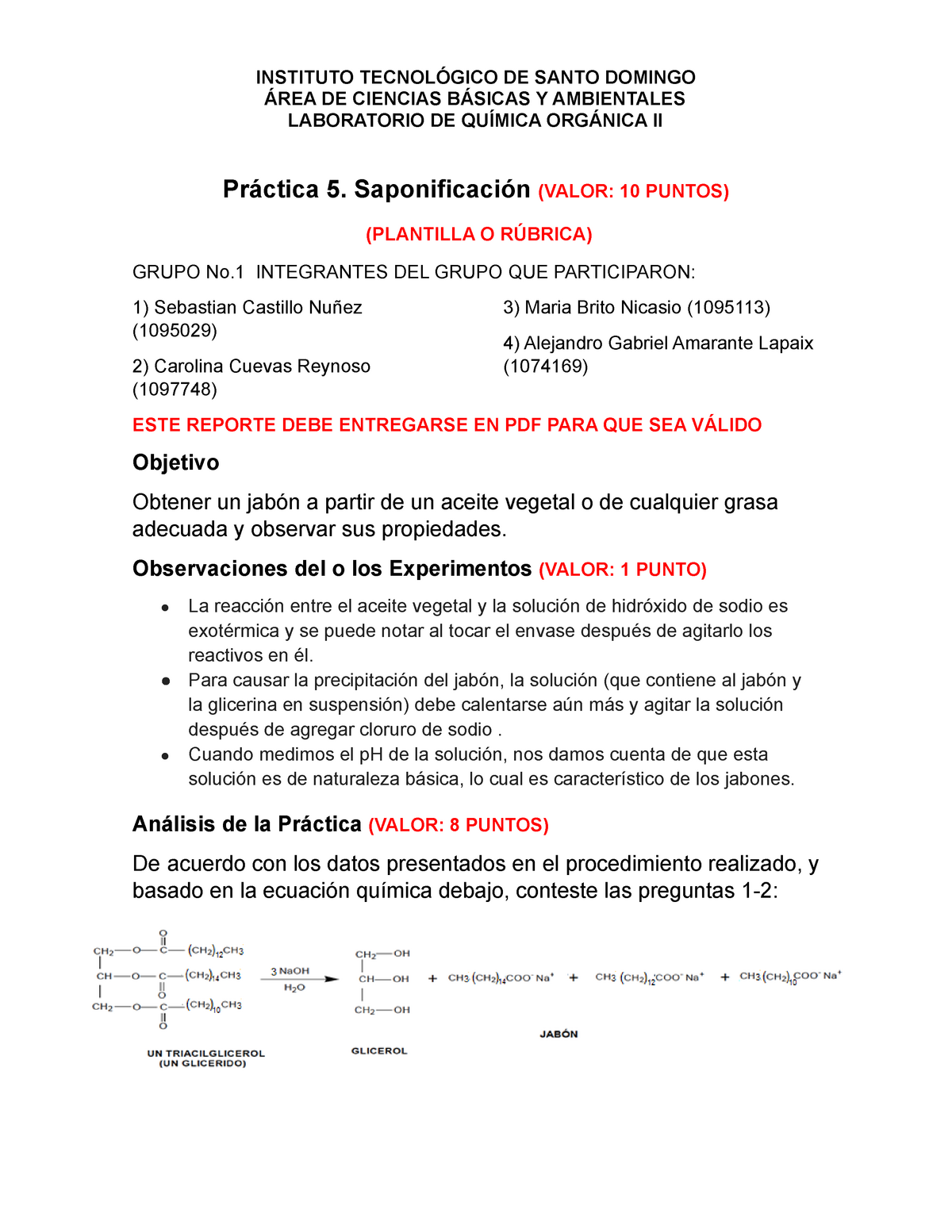 Congestión Preámbulo En La Mayoría De Los Casos Saponificacion Del