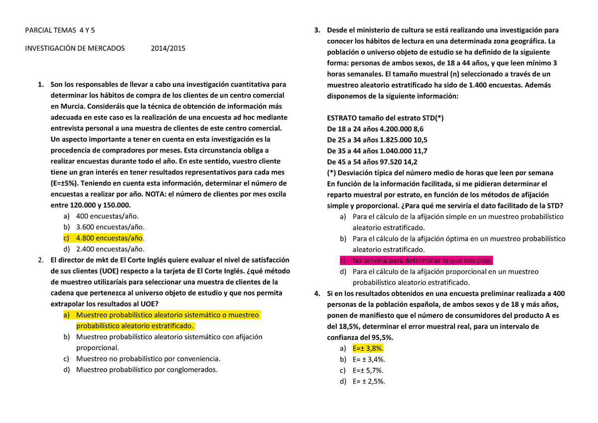 Test Investigacion Parcial Temas 4 Y 5 Parcial Temas 4 Y 5