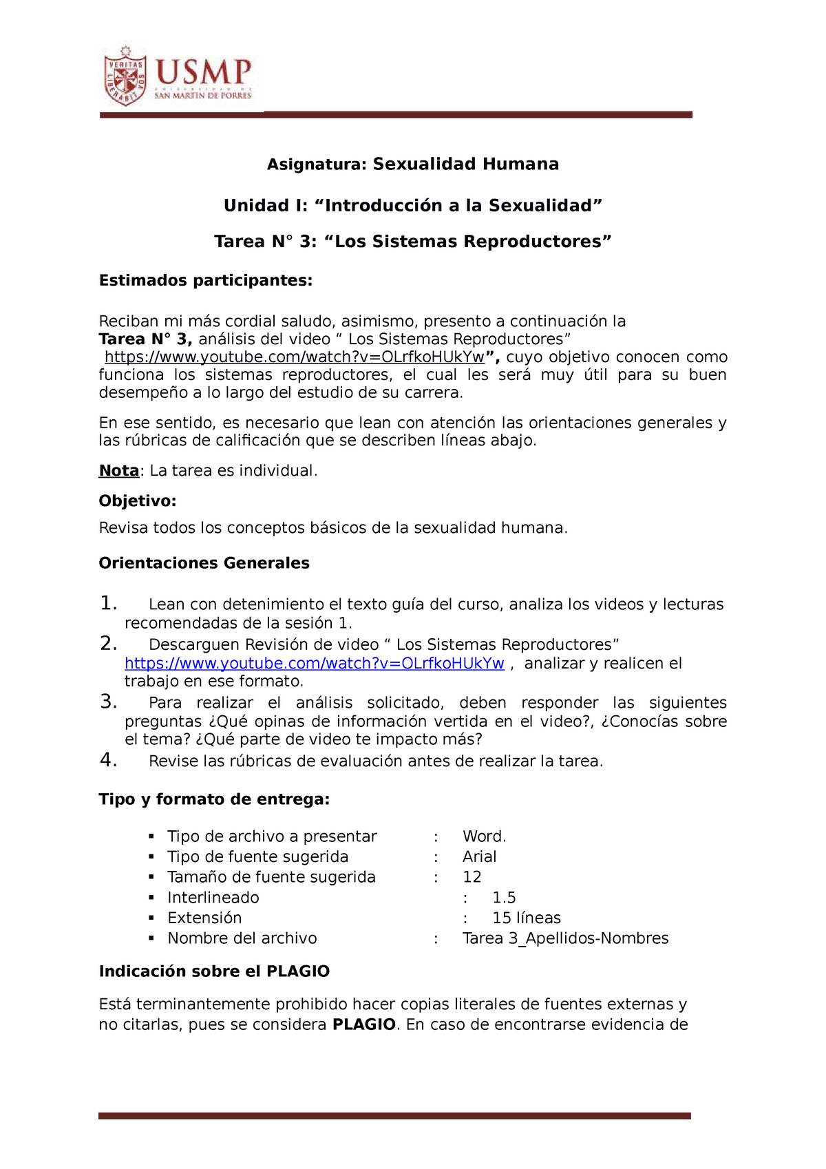 Tarea 3 Sexualidad Humana Para El Desarrollo Humano Etapa Inicial Del