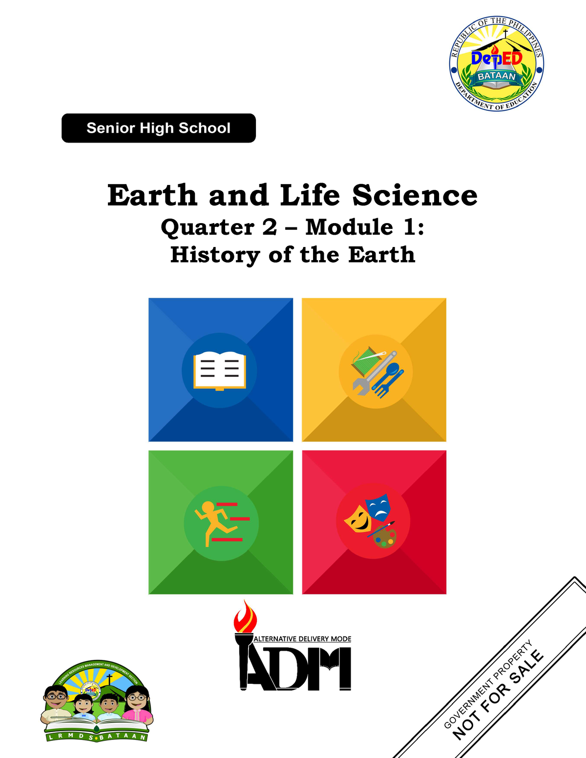 Els11 Q2 Mod1 History Of The Earth Earth And Life Science Quarter 2