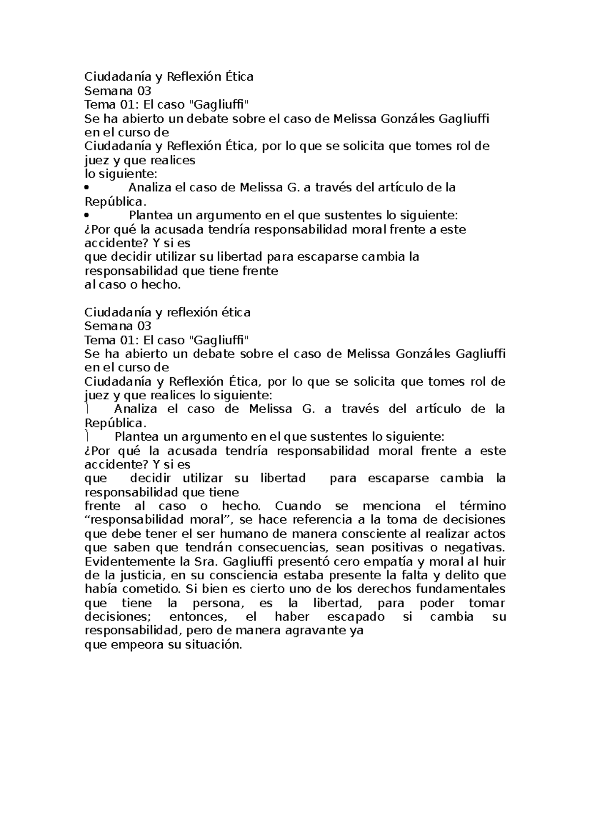 Ciudadanía Y Reflexión Ética Semana 3 Ciudadanía Y Reflexión Ética