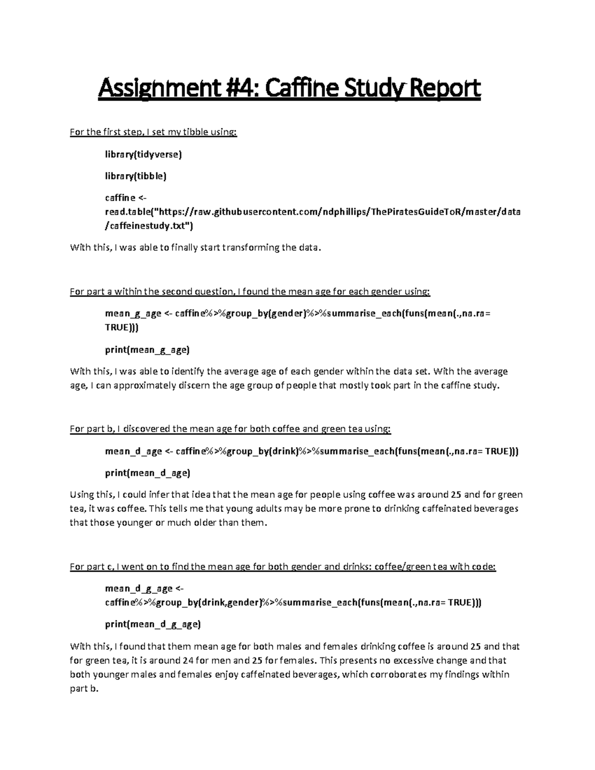 Assignment 4 Report For Cap 2751tools For Data Science Assignment