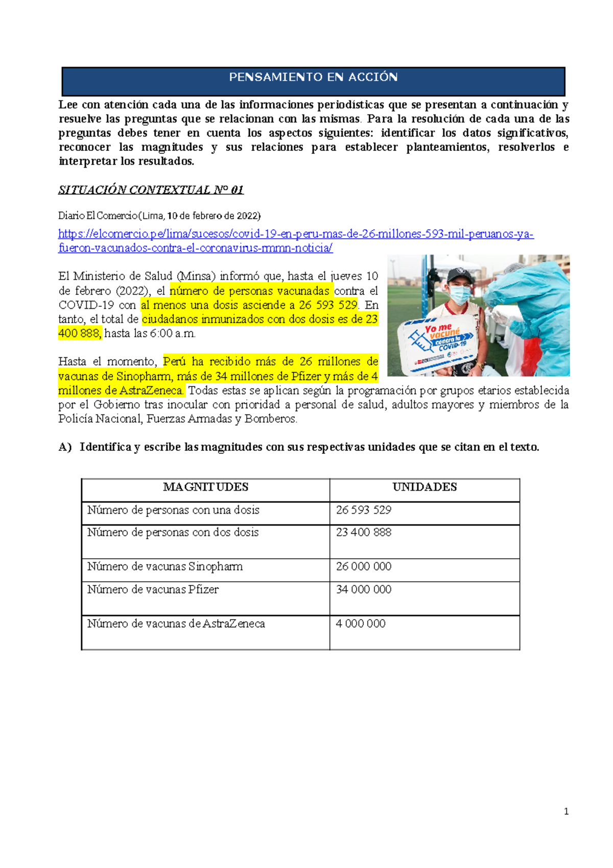 Guia Practica N 5 Tarea Resuelta Lee Con Atención Cada Una De Las