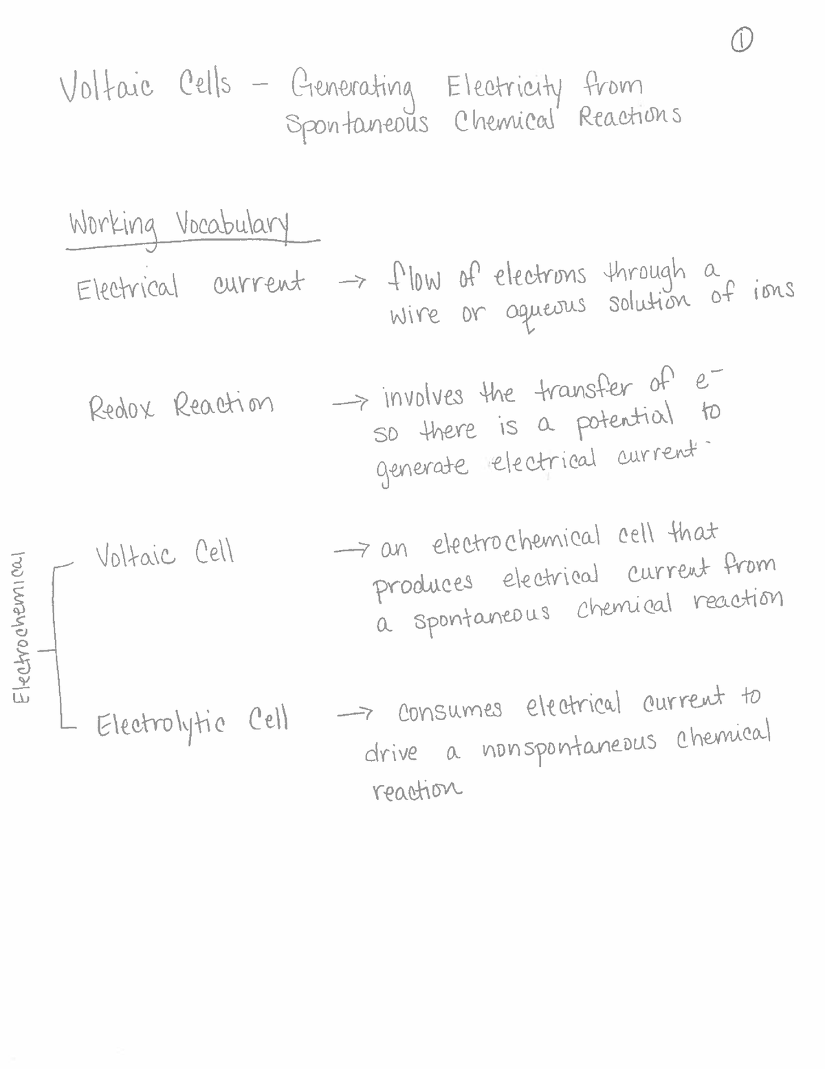 Voltaic Cells Lecture Notes Ch 132 Studocu