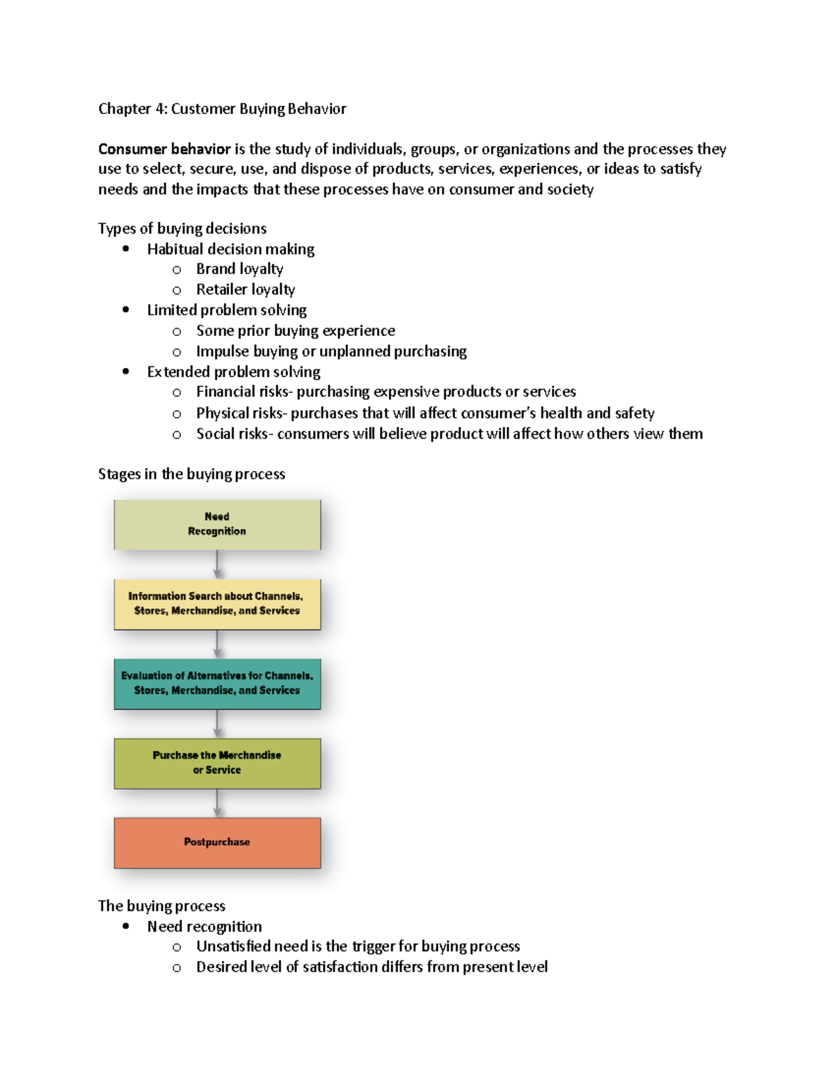 Chapter 4 Chapter 4 Customer Buying Behavior Consumer Behavior Is