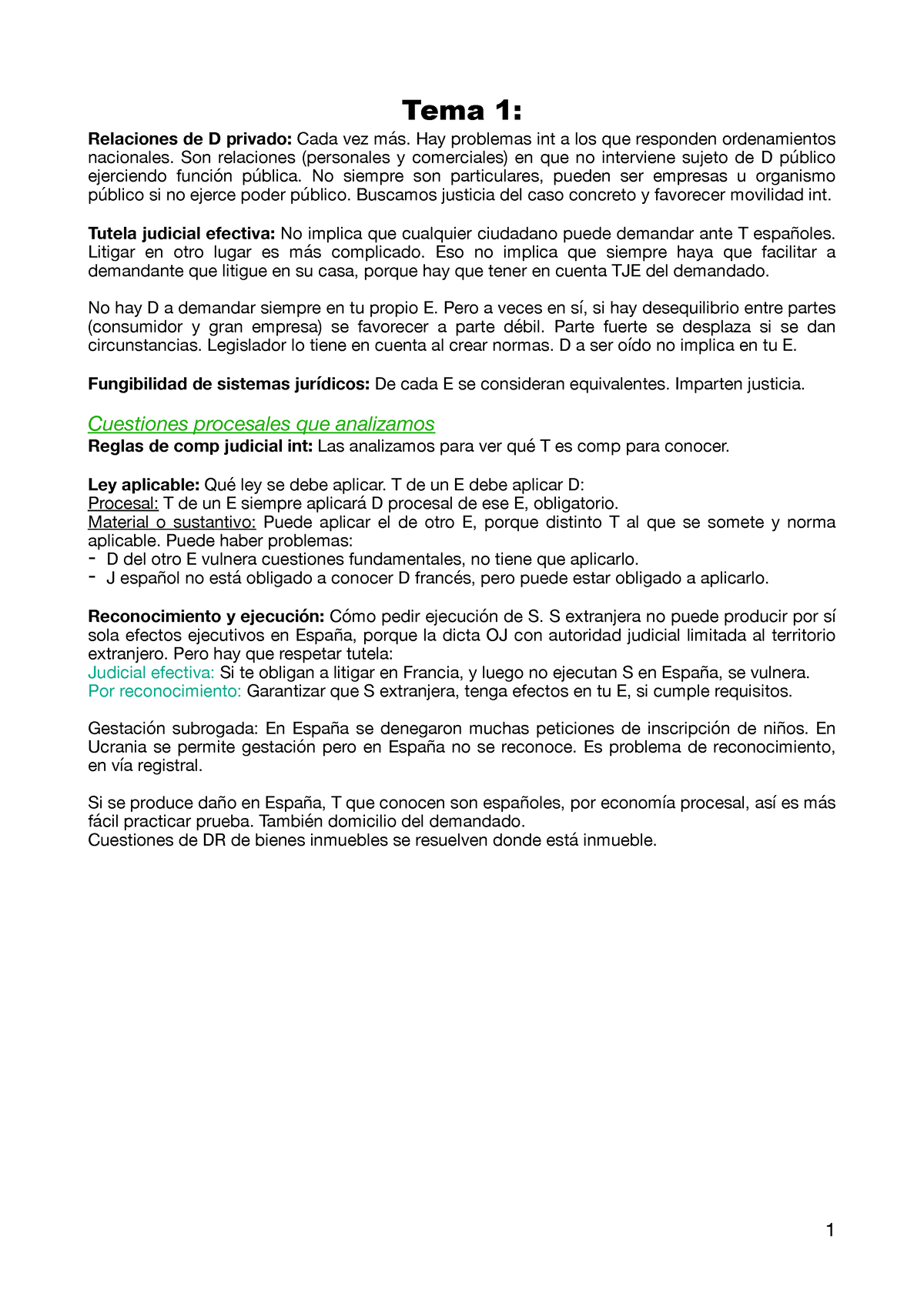 Internacional Tema 1 Pdf Tema 1 Relaciones De D Privado Cada Vez