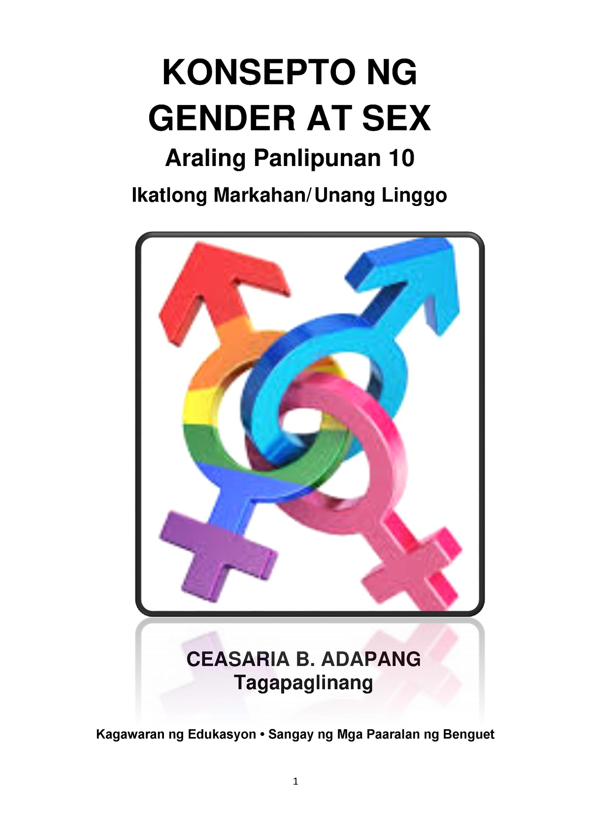 Solution Araling Panlipunan 10 Konsepto Ng Sex At Gender Q3 Studypool