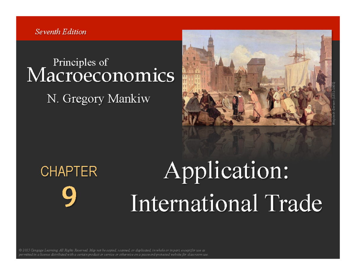 Chapter 9 Powerpoint Slides Seventh Edition Macroeconomics N