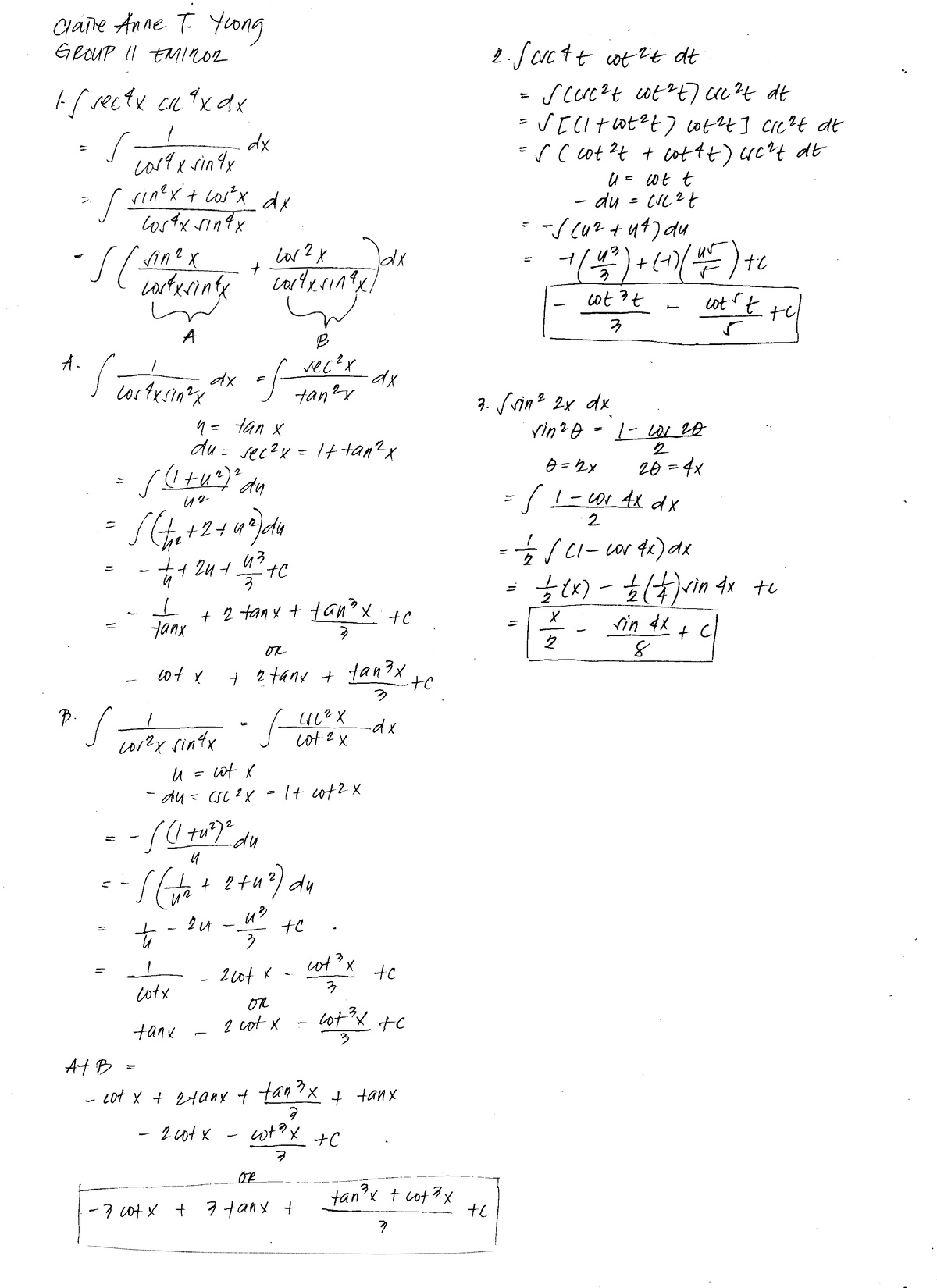 3 Transformation By Trigonometric Functions Calculus Studocu