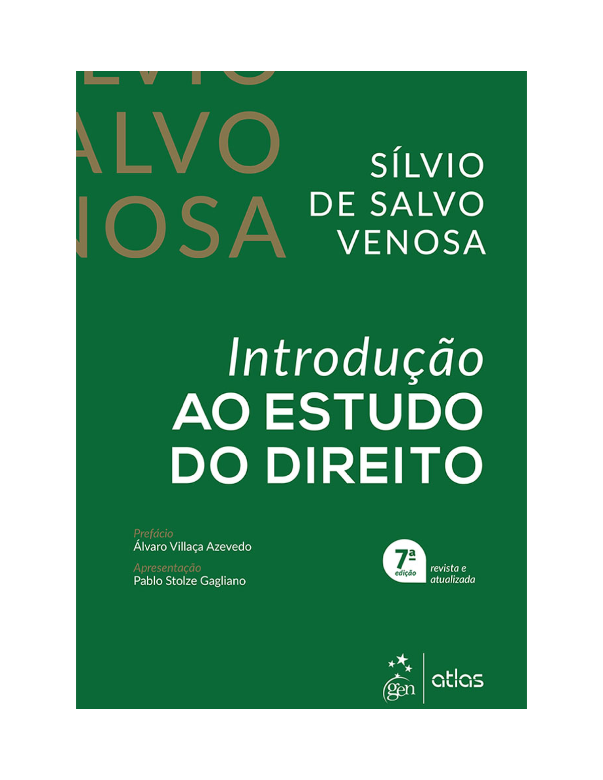 Introdução Ao Estudo Do Direito Sílvio De Salvo Venosa 2022 Teoria