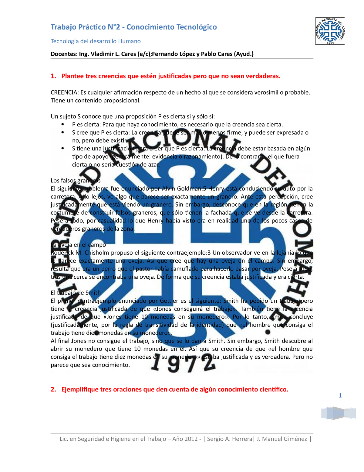 Trabajo Práctico Tdh No2 Tecnología Y Desarrollo Humano Uncoma