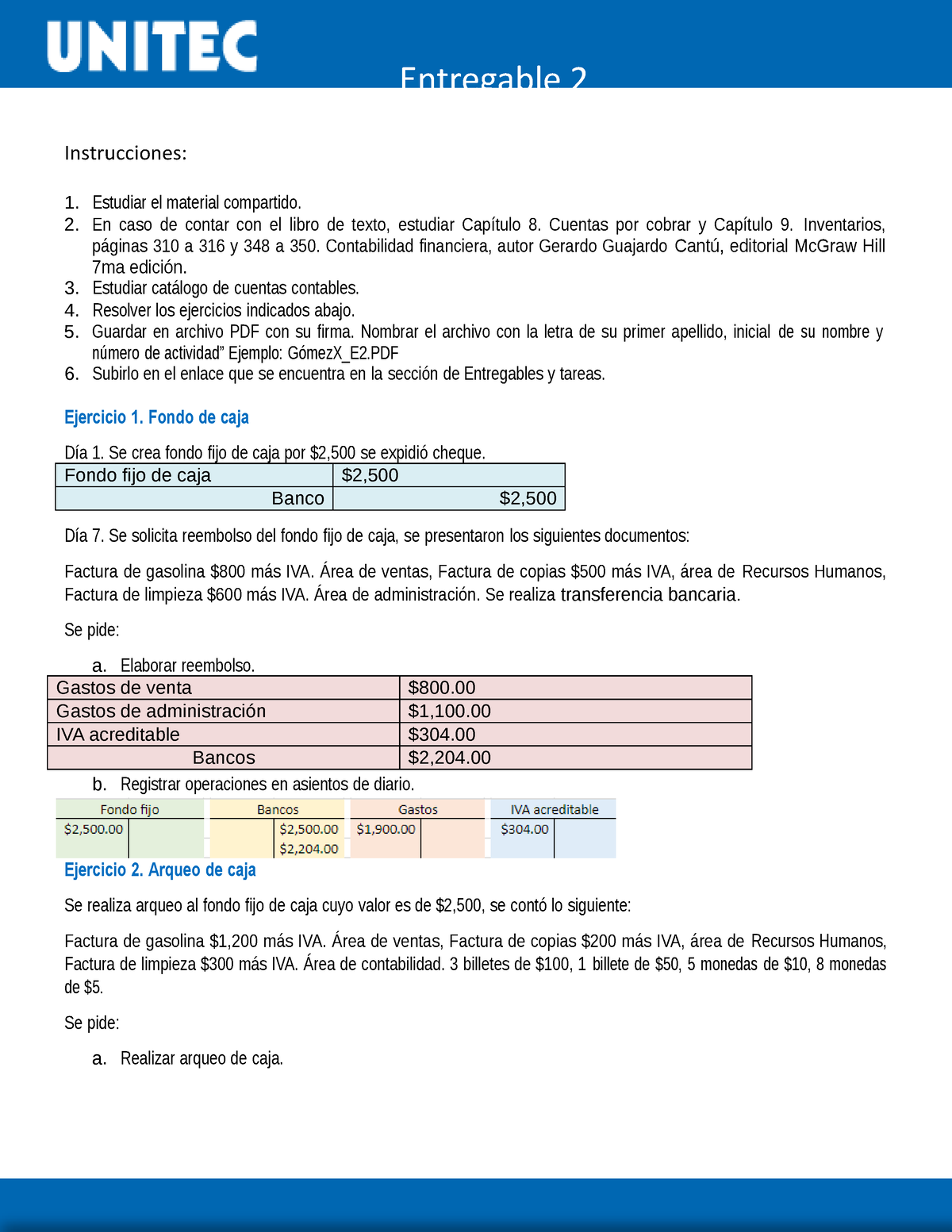 Entregable 2 Solucion Instrucciones 1 Estudiar El Material