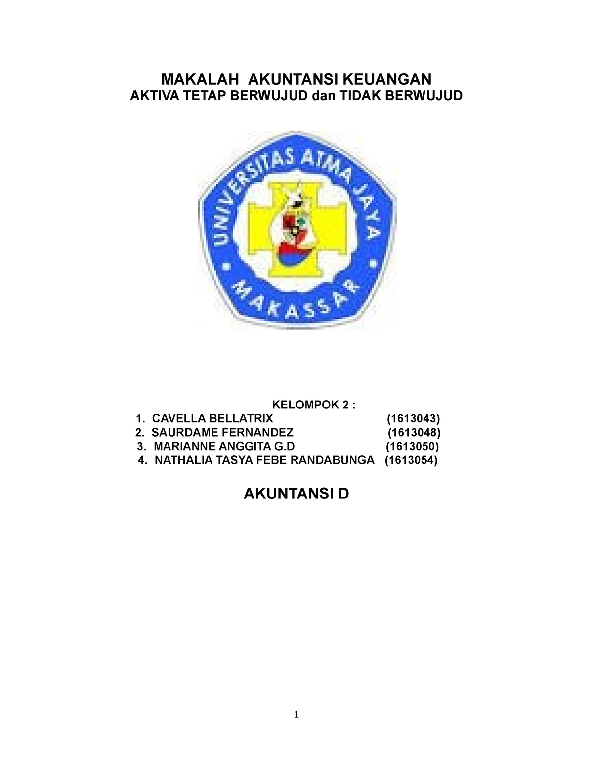 Makalah Akuntansi Tentang Aktiva Tetap Kumpulan Makalah Terbaik Dan