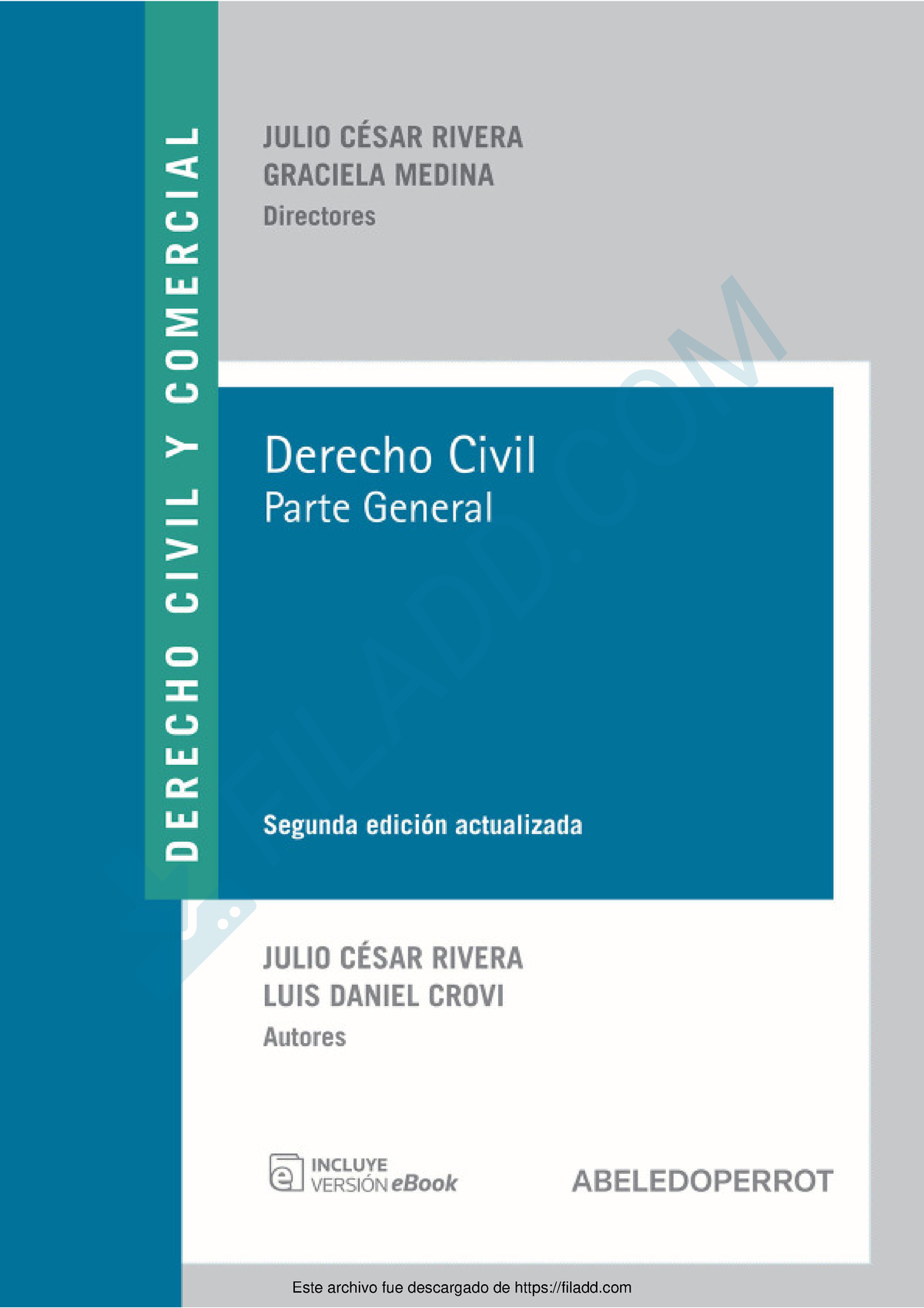 Manual Derecho Civil Parte General Rivera Crovi 1 Este Archivo Fue