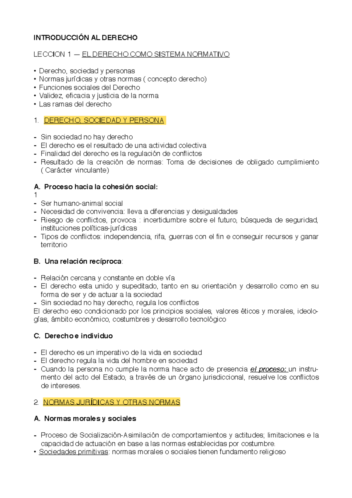 Todo Derecho IntroducciÓn Al Derecho Leccion 1 — El Derecho Como