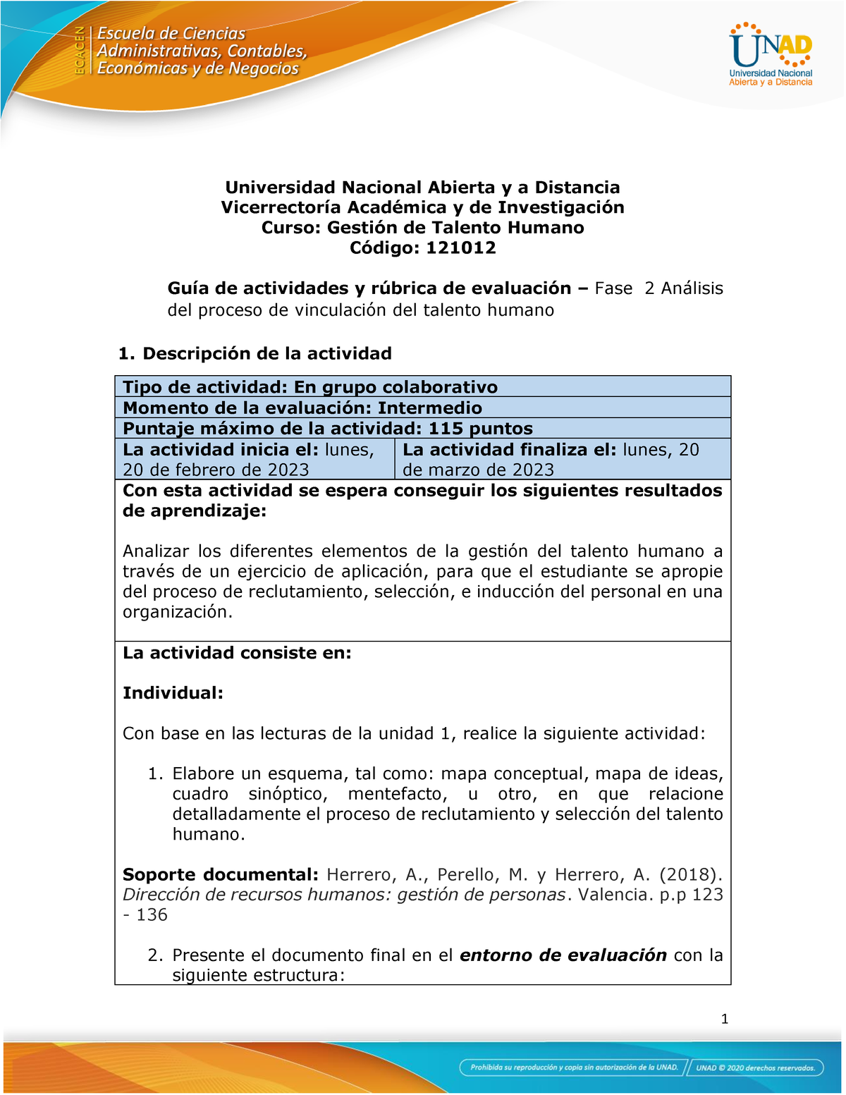 Guía De Actividades Y Rúbrica De Evaluación Unidad 1 Fase 2