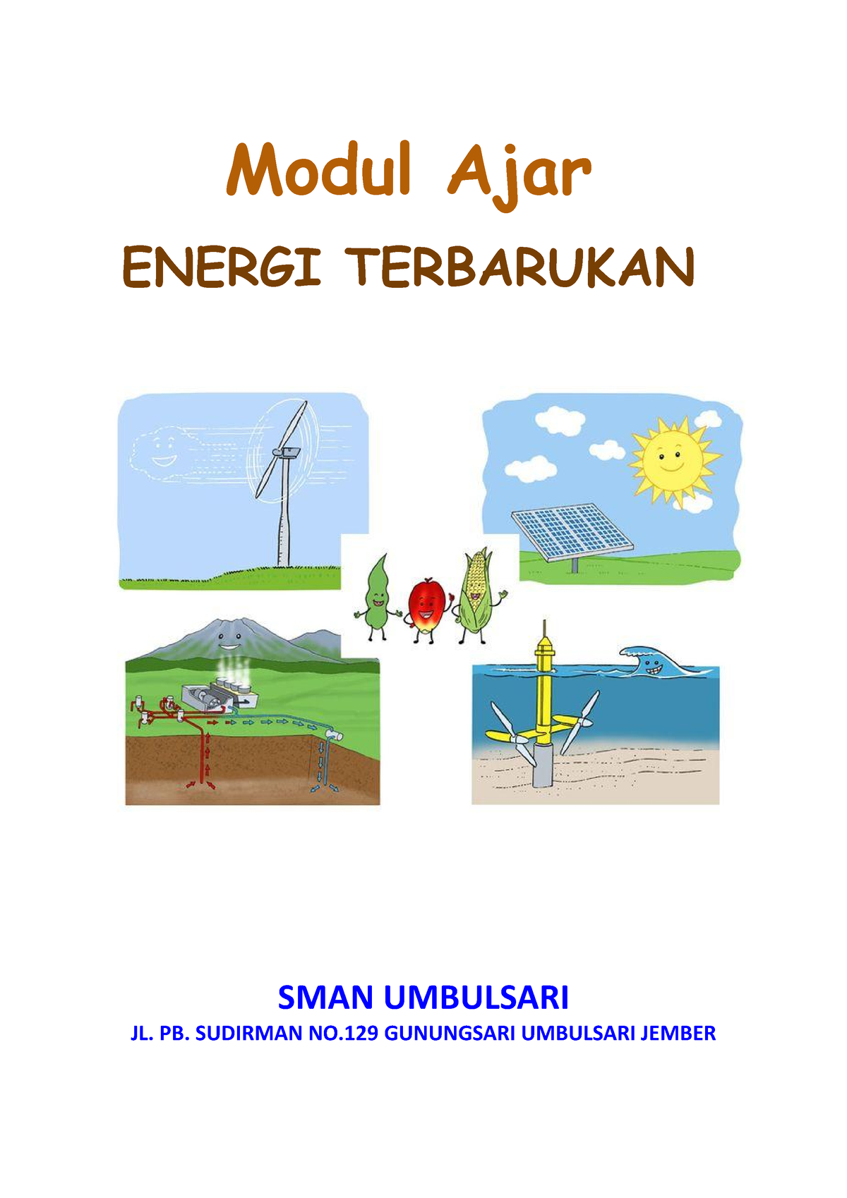 Modul Ajar 1 Energi Alternatif Modul Ajar Energi Terbarukan Sman