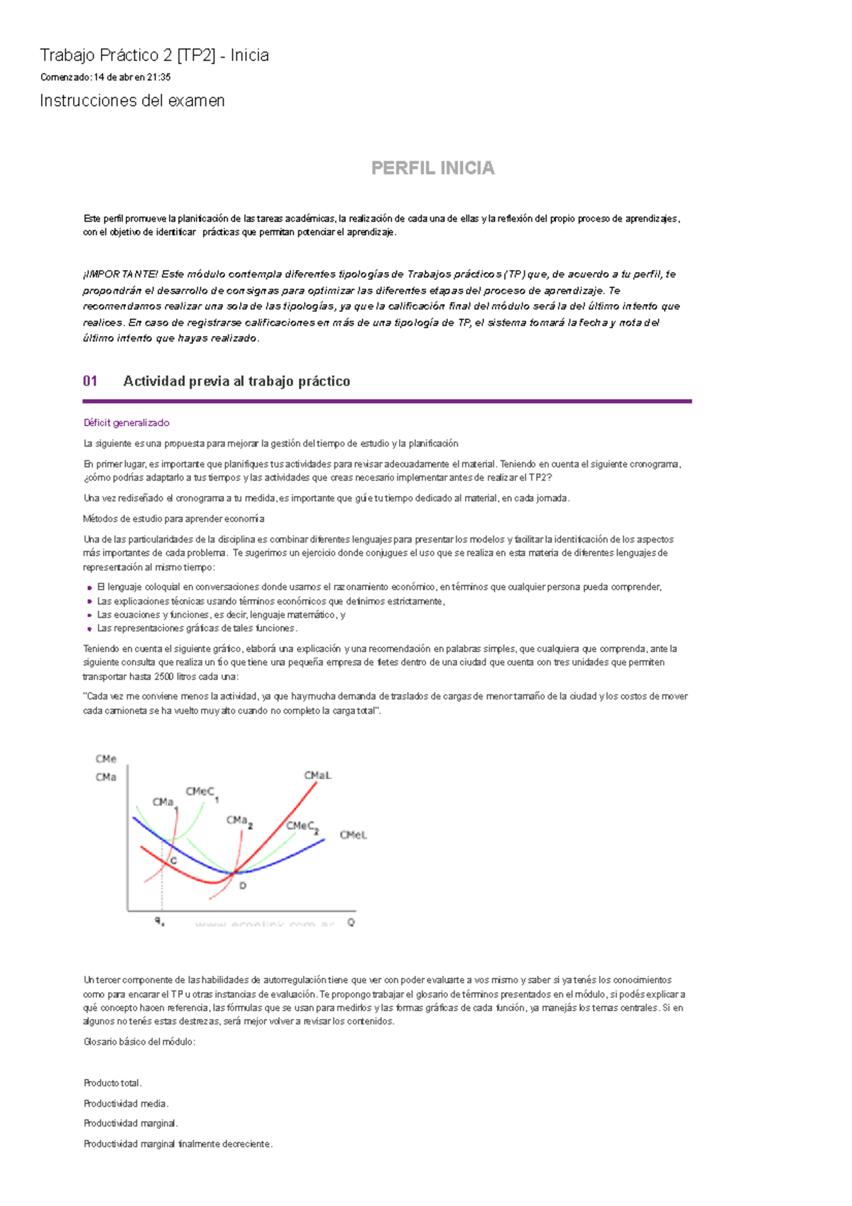 Examen Trabajo Práctico 2 Tp2 Inicia Eco 1 97 Trabajo Práctico