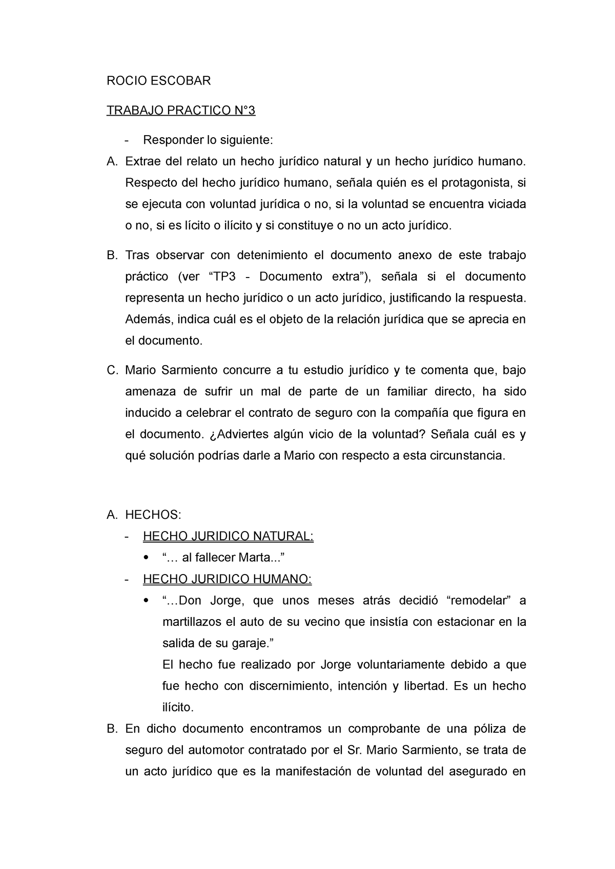 Tp 3 Bases Del Derecho Privado Rocio Escobar Trabajo Practico N