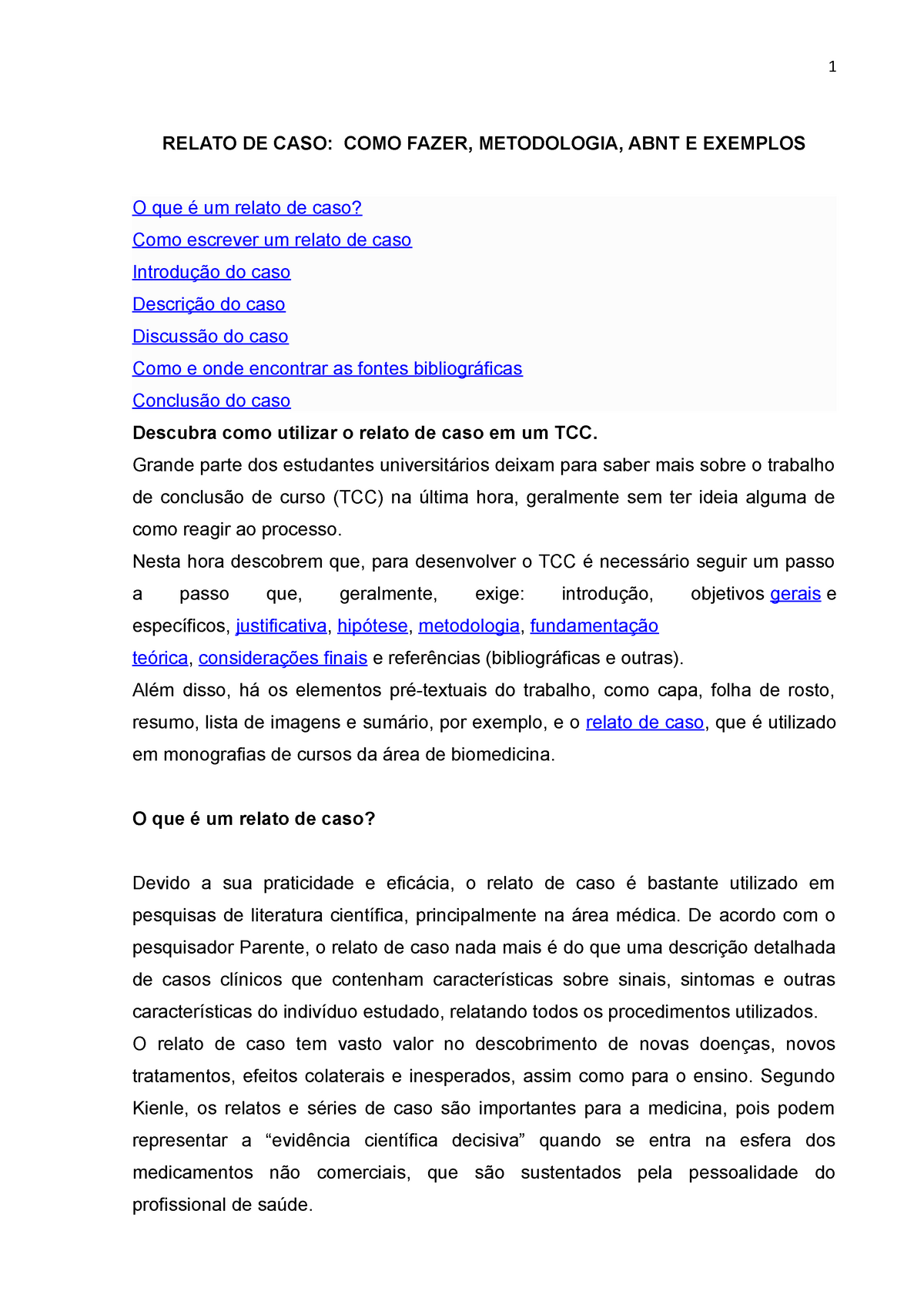 Como Fazer Um Estudo De Caso Clinico Ou Relato De Caso Clinico