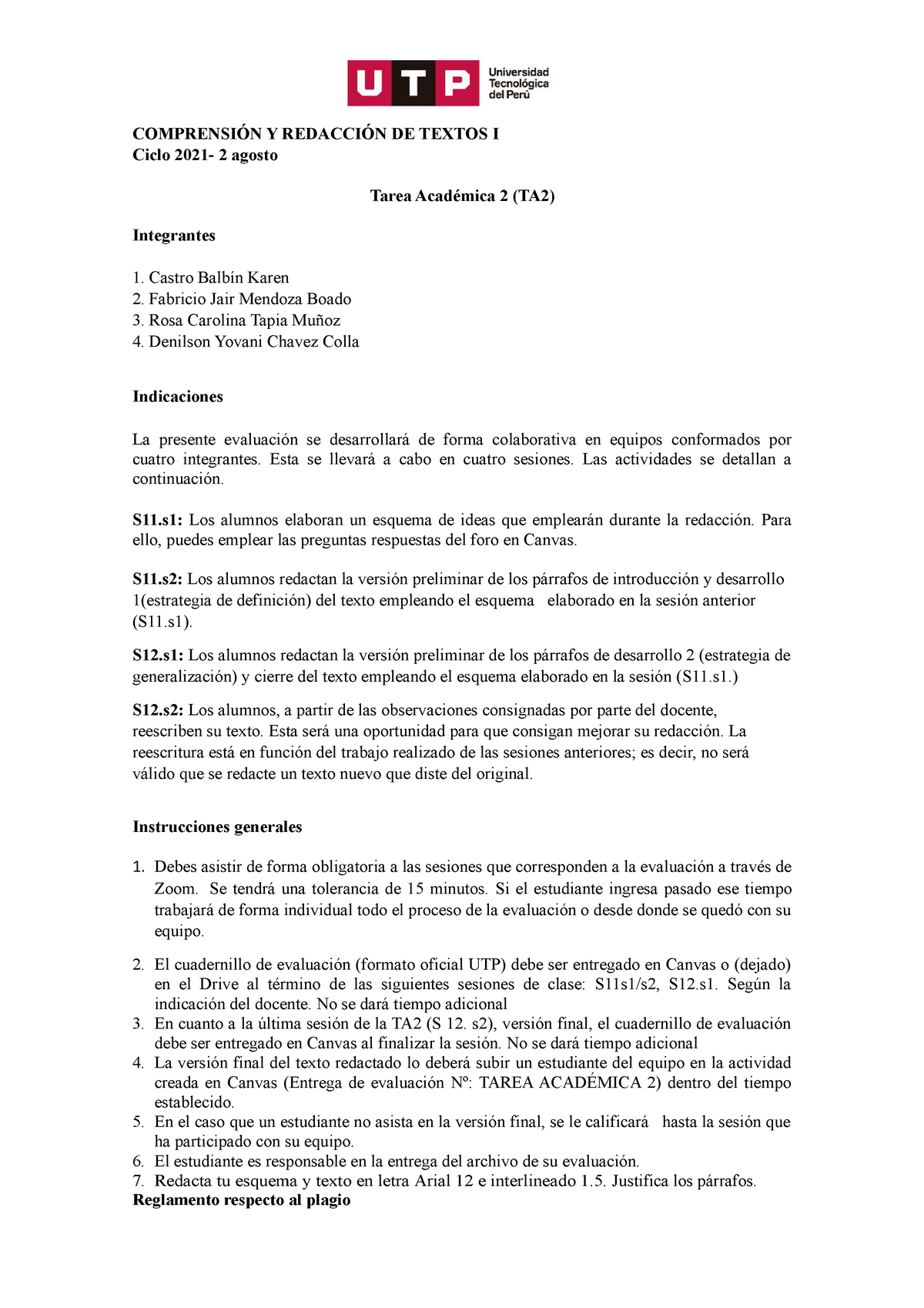 Preliminar Comprencion Y Redacion De Textos Semana 14 Agosto